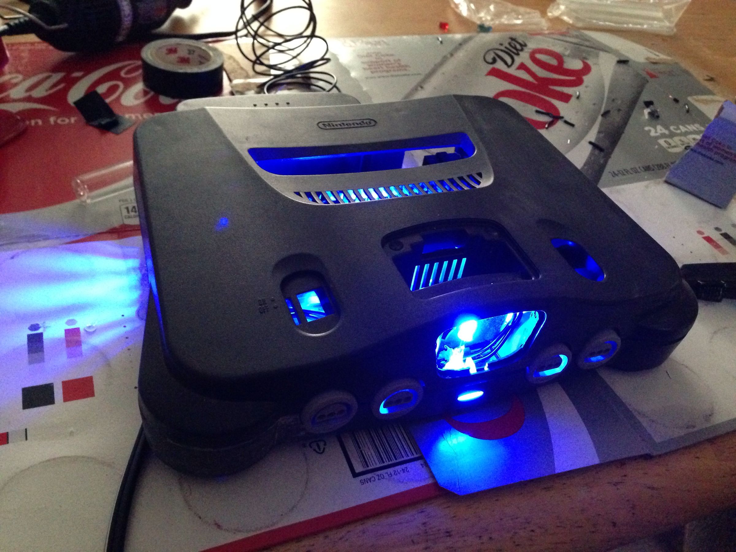 N64 LED Using 5V Bulbs : 7 Steps - Instructables