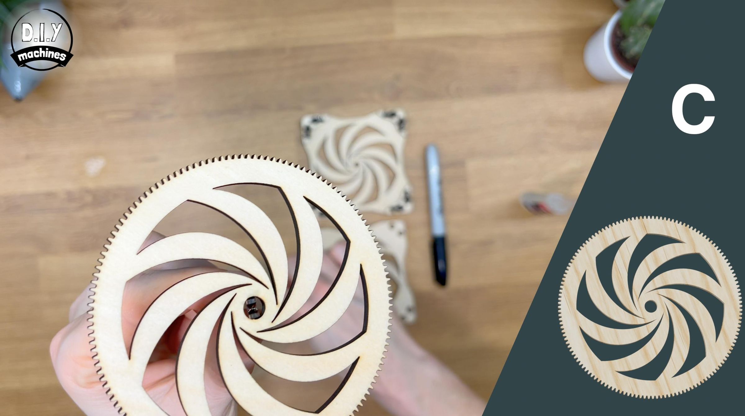 KINETIC COASTERS With a TWIST! Laser or 3D Printable : 24 Steps (with ...