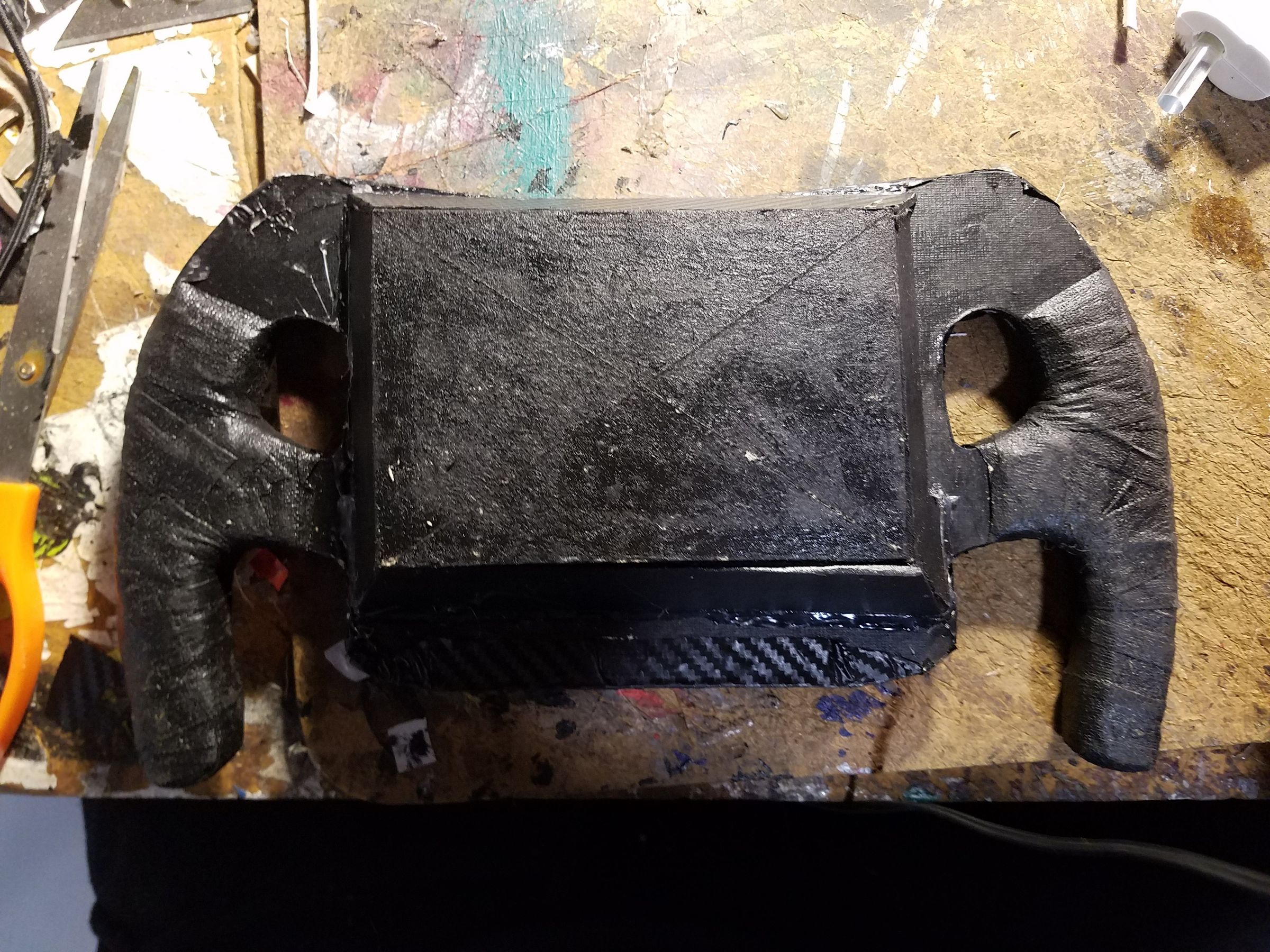 DIY PC Steering Wheel and Pedals From Cardboard! (Feedback, Paddle ...