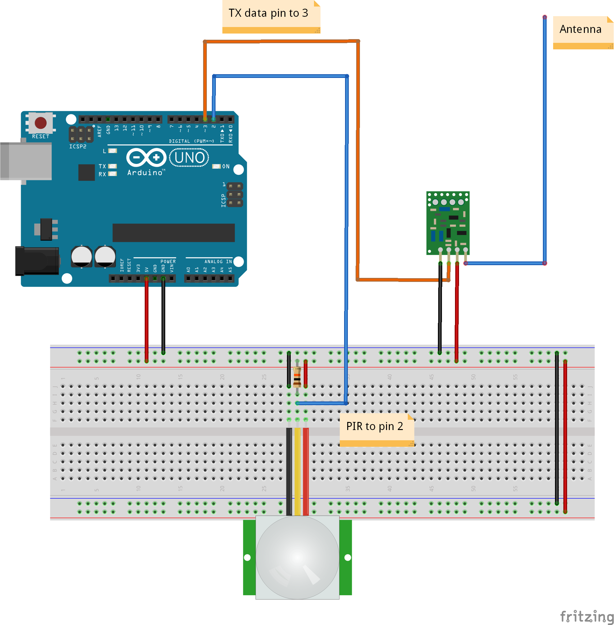 Wireless PIR Sensor Alarm : 4 Steps - Instructables