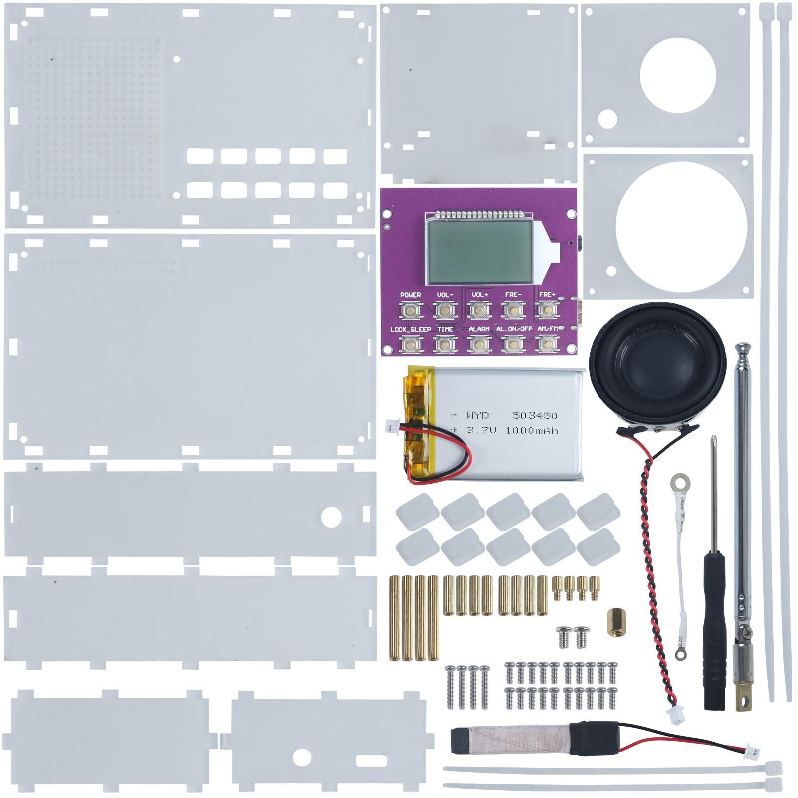 DIY Radio Kit Assembly Projects for Adults FM Radio Kit : 20 Steps ...