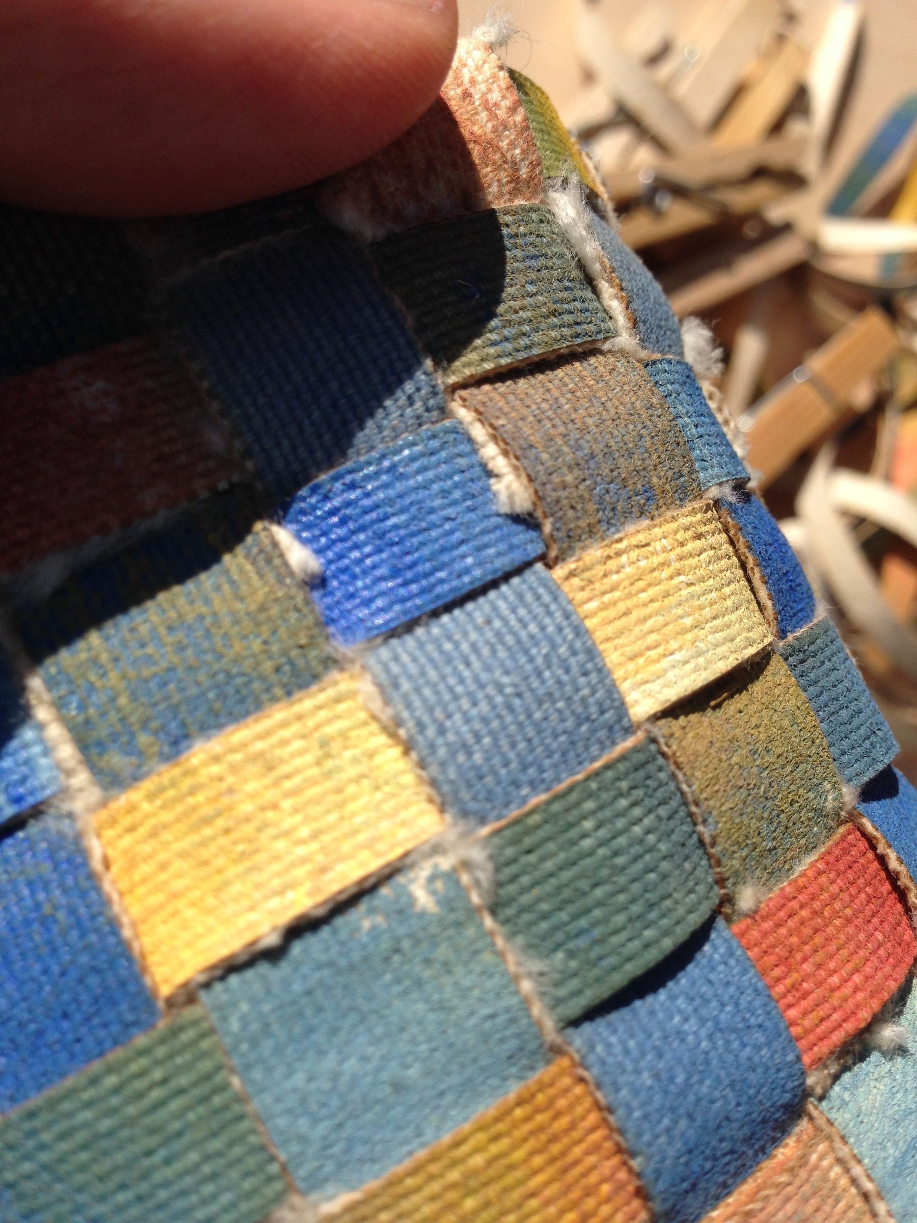 Painted Canvas Strip Basket : 9 Steps (with Pictures) - Instructables