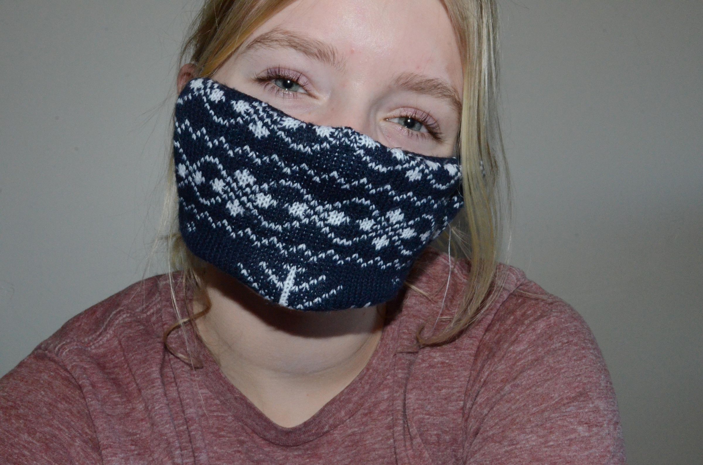 Upcycled Winter Face Mask : 6 Steps - Instructables