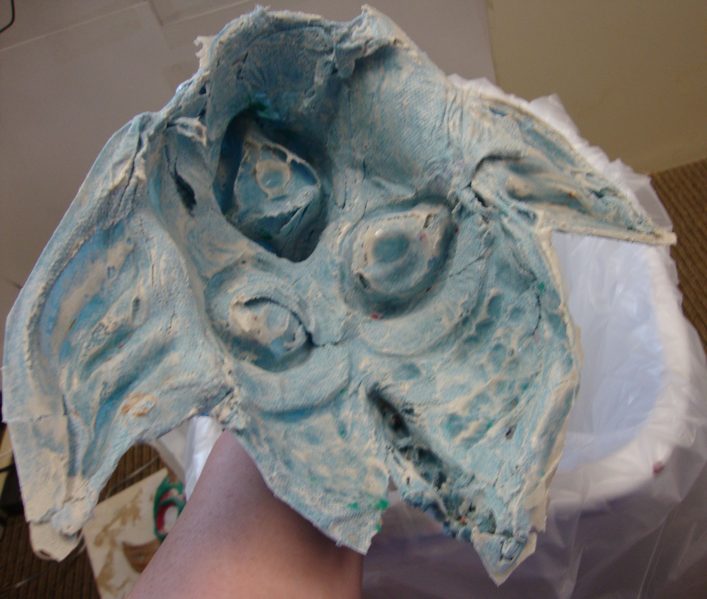 Creating Any Shape Papier Mâché Mask : 11 Steps (with Pictures ...
