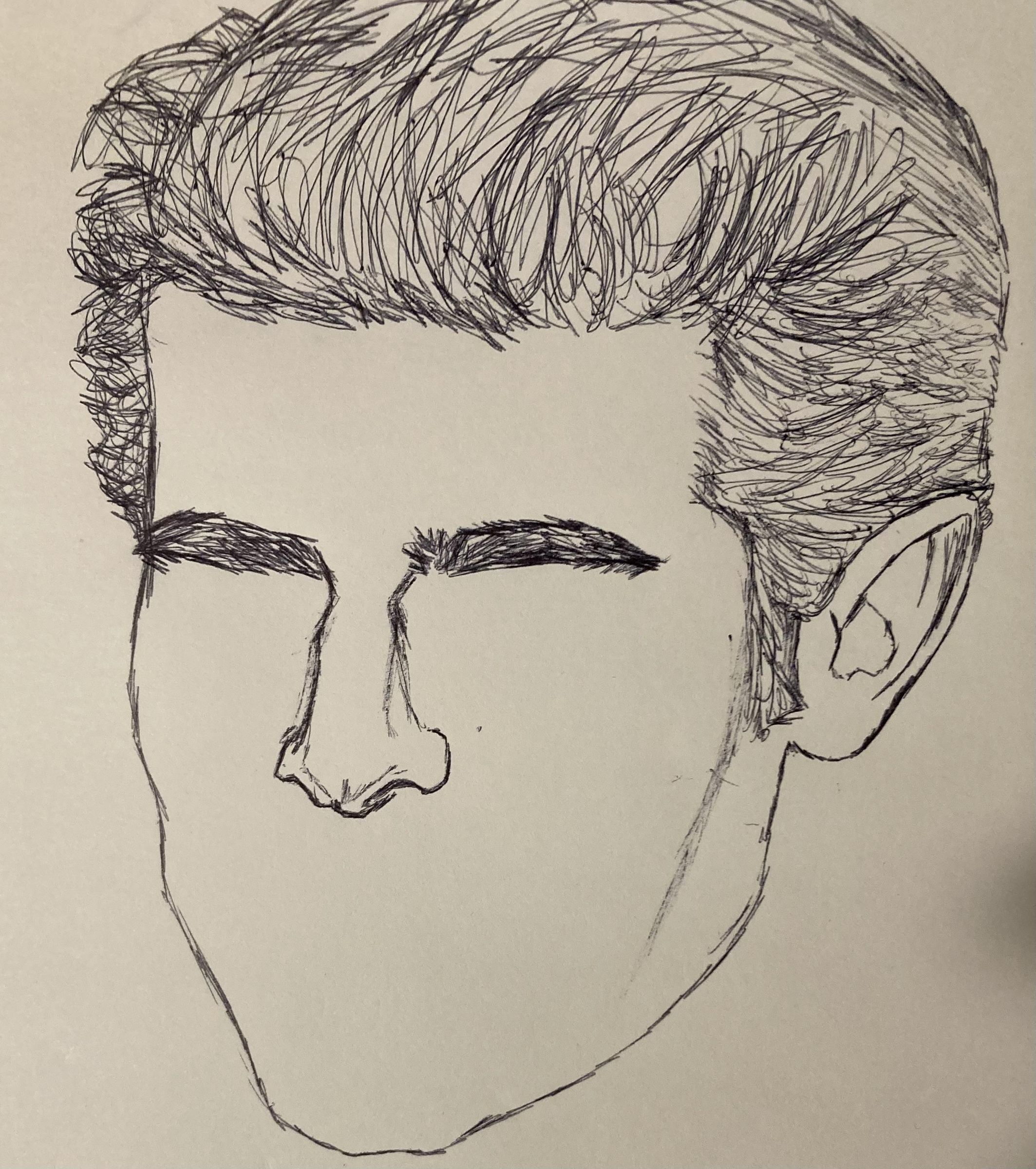 How to Sketch a Free-hand Portrait Using a Reference : 10 Steps ...