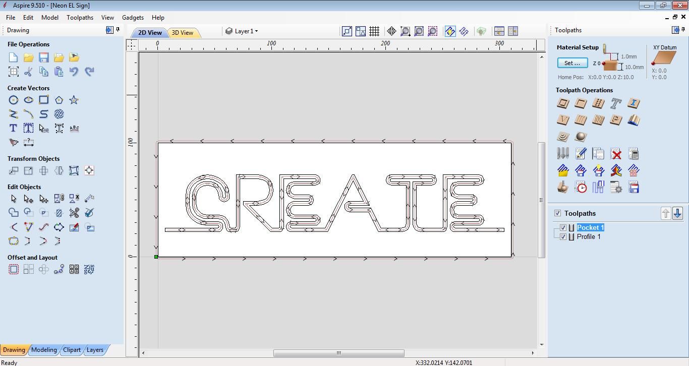 Quick & Easy Wood Backed Neon Signs Using EL Wire : 11 Steps (with ...