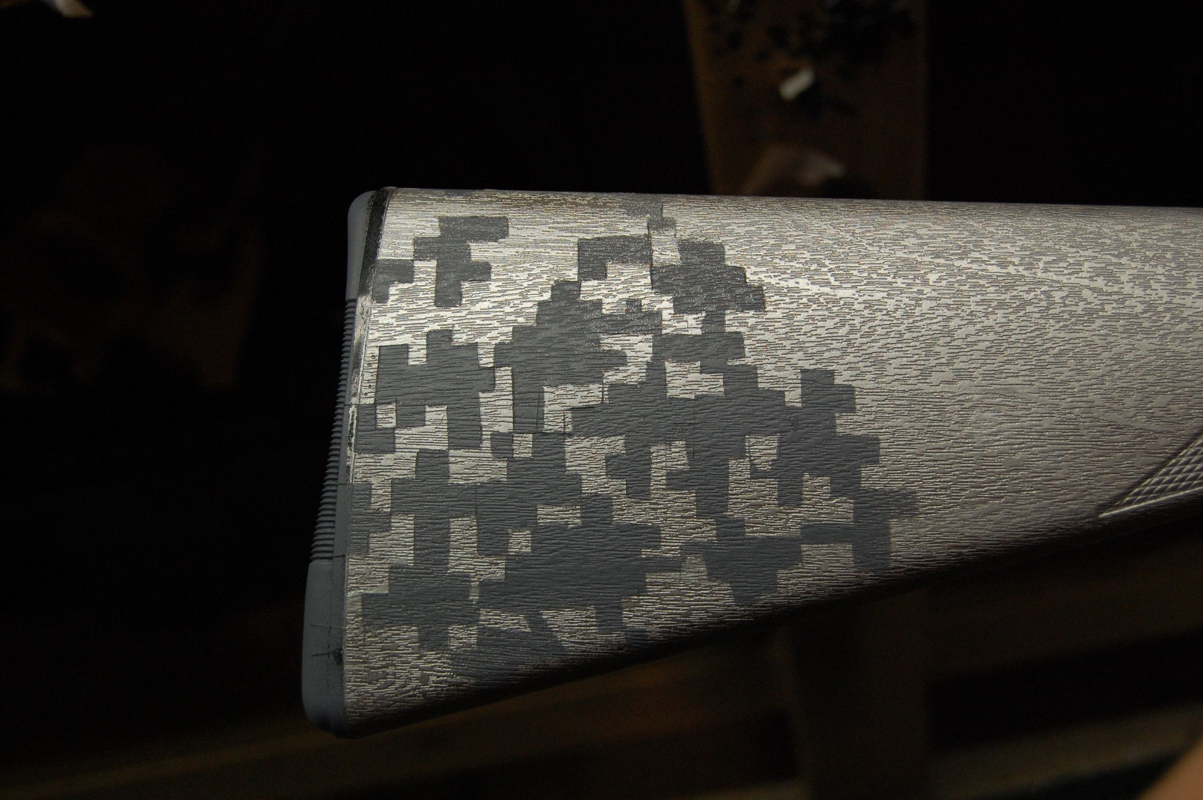 Urban Digital Camo Gunstock Stencil : 4 Steps - Instructables
