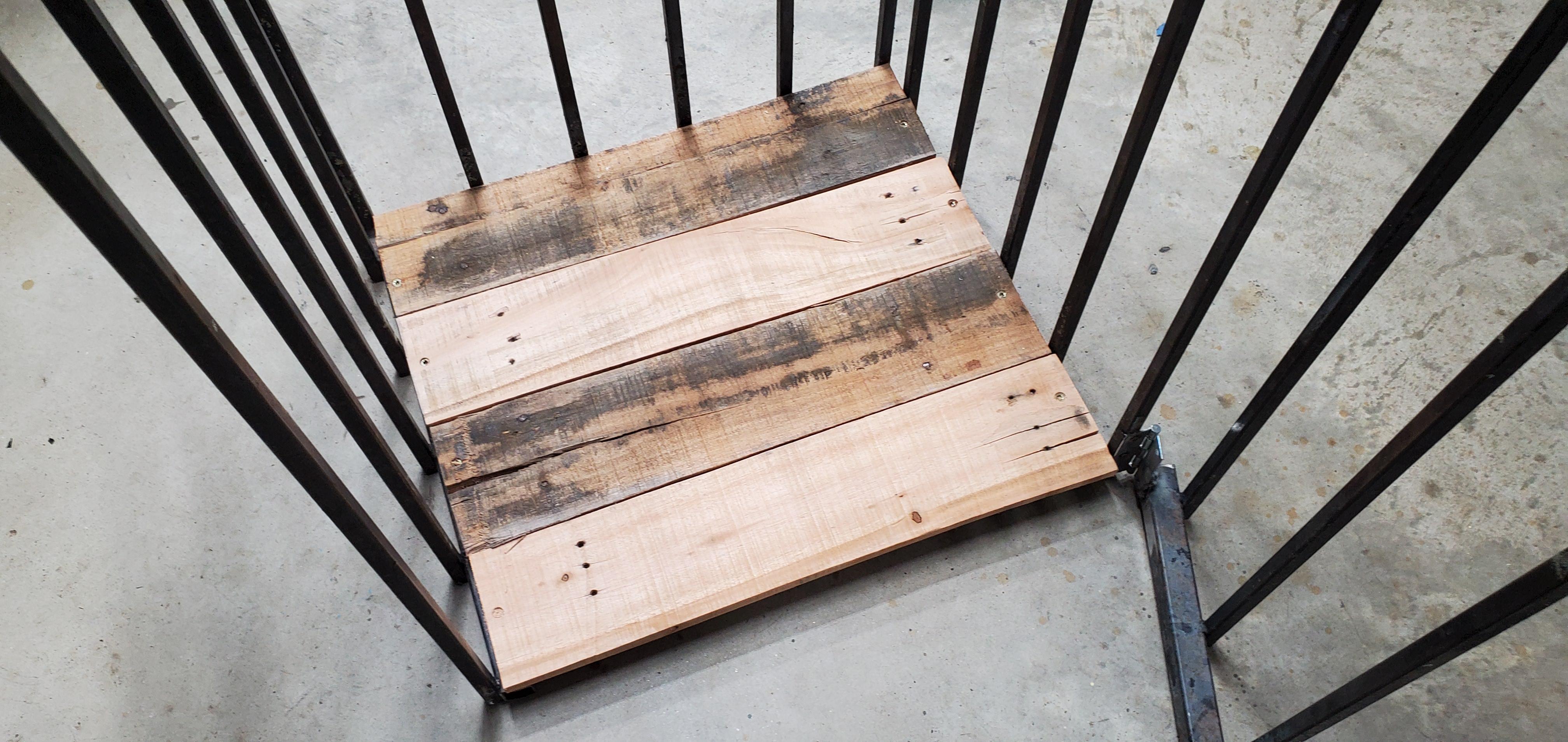 Skeleton in a Hanging Cage From Scrap Metal - Yard Decoration : 11 ...