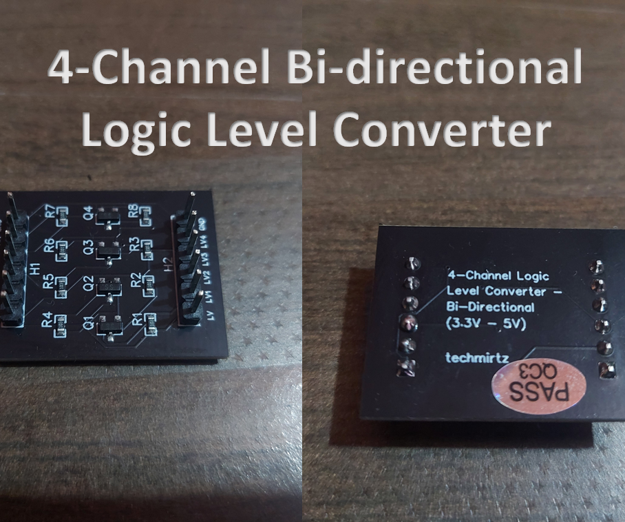 DIY 4 Channel Bi-directional Logic Level Converter (3v-5v) : 4 Steps ...