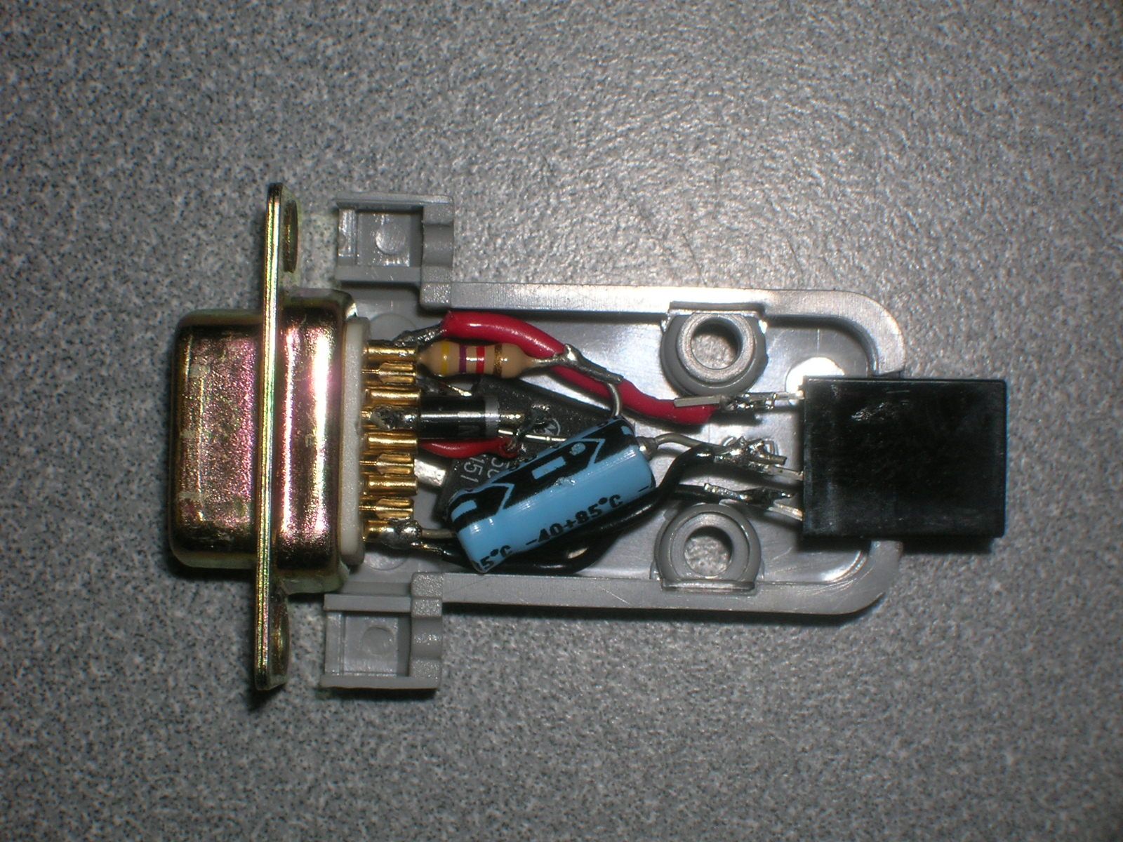 RS-232 Infrared Receiver in a Serial Connector (LIRC) Computer Remote ...