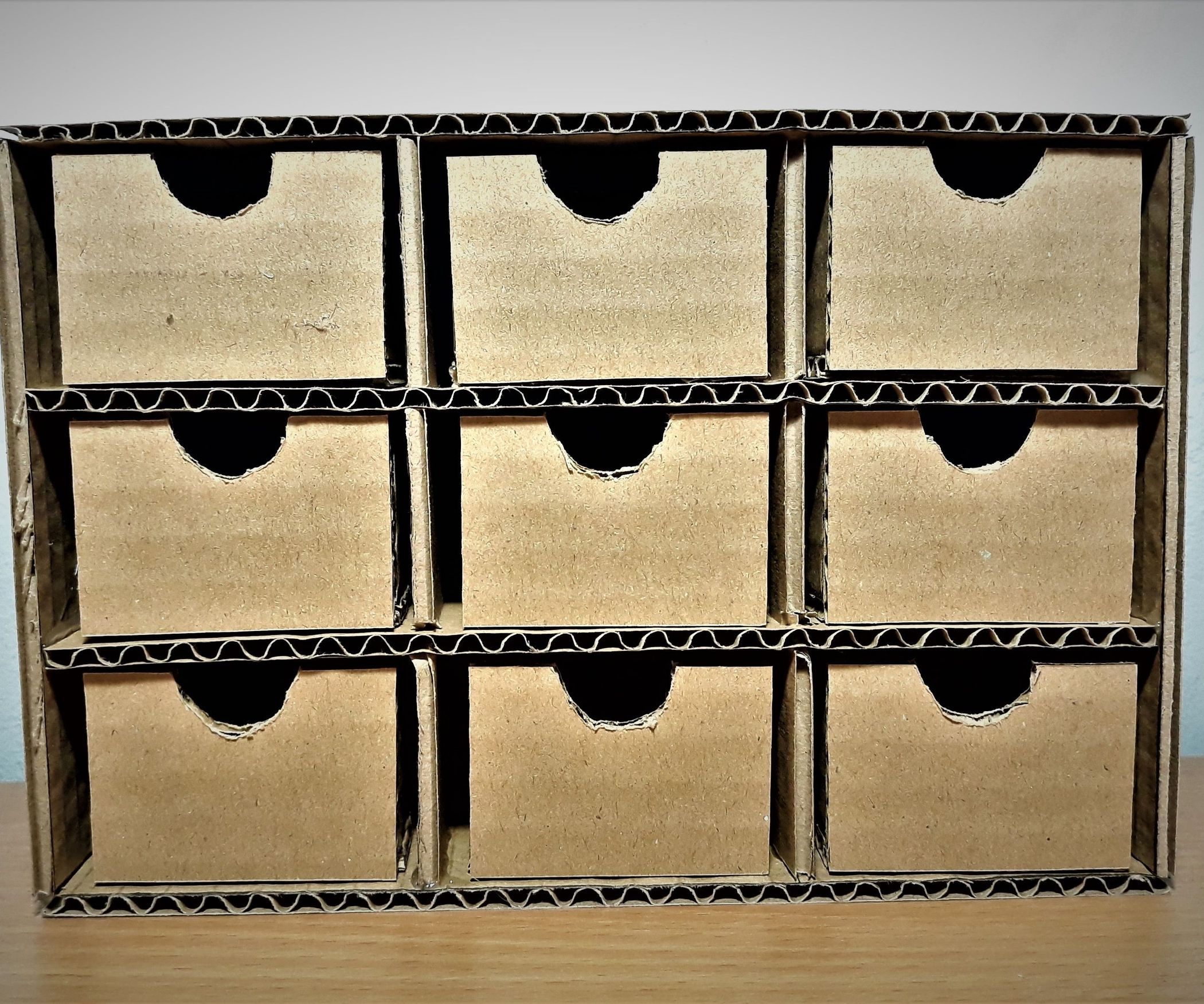 Cardboard Mini Storage : 5 Steps (with Pictures) - Instructables