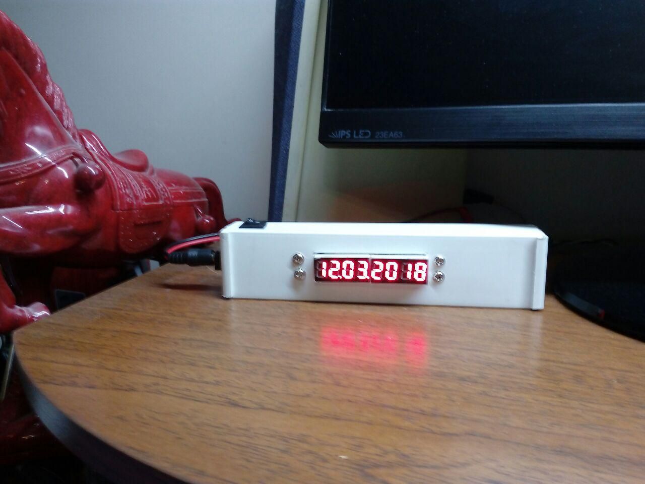 A Cute Date Time And Temperature Display Unit 3 Steps Instructables