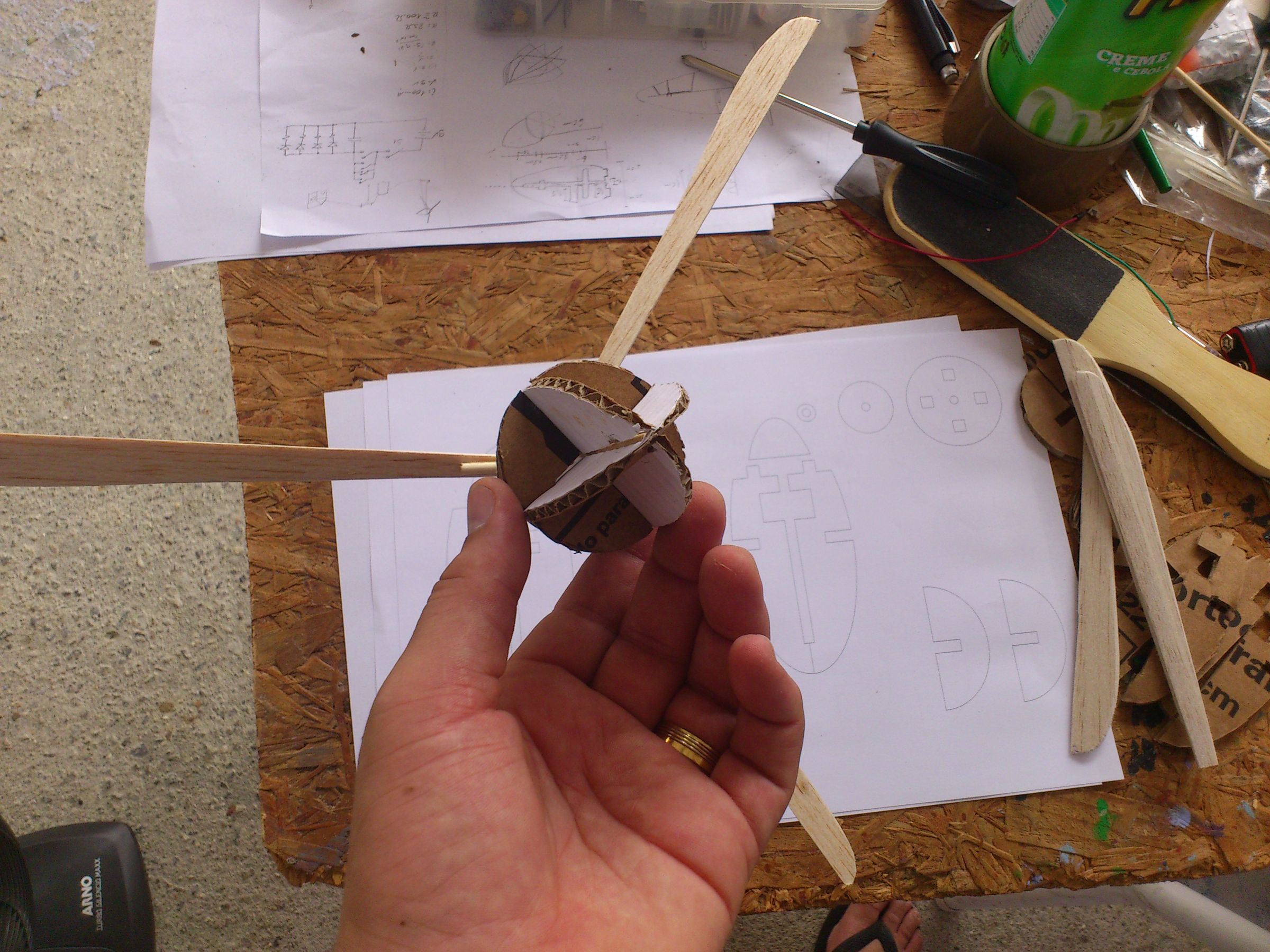 Cardboard Wind Generator for Models : 5 Steps (with Pictures ...