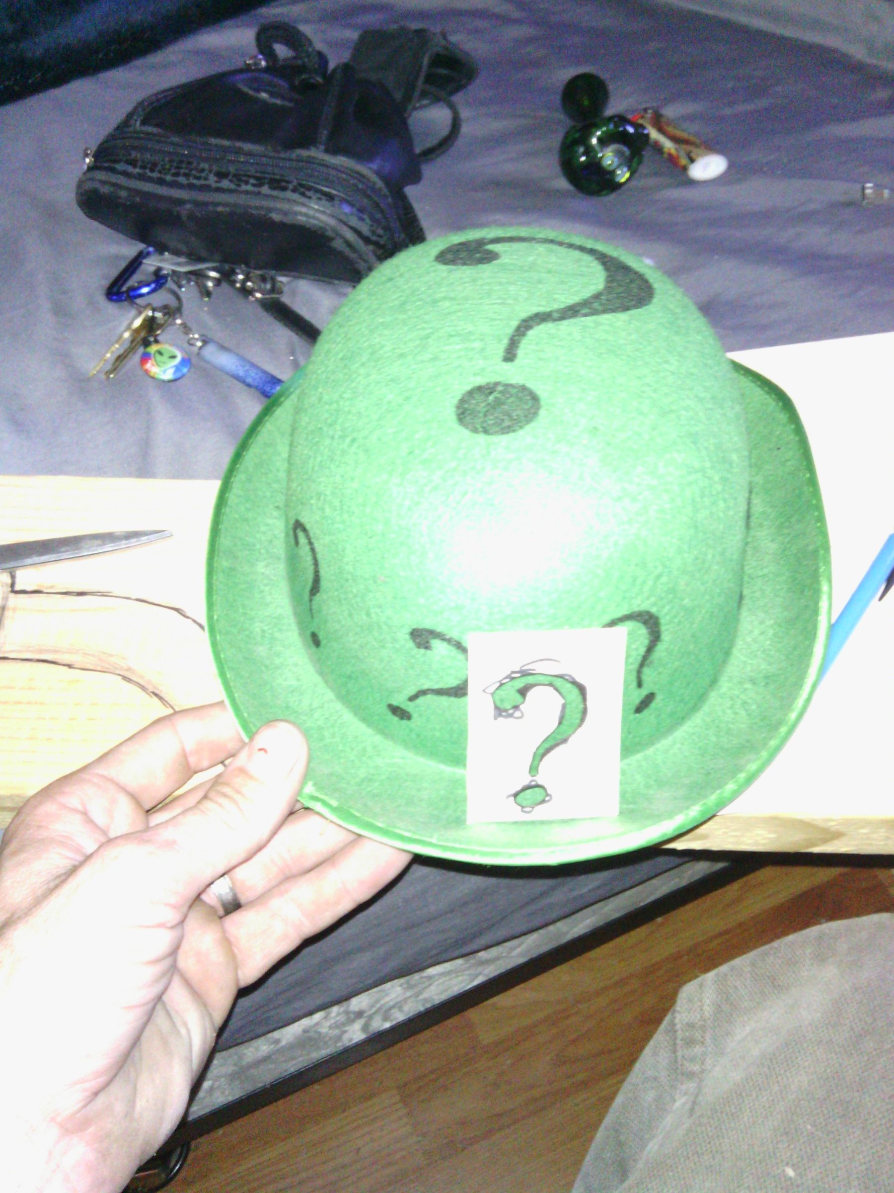 ==Riddler Hat== - Instructables