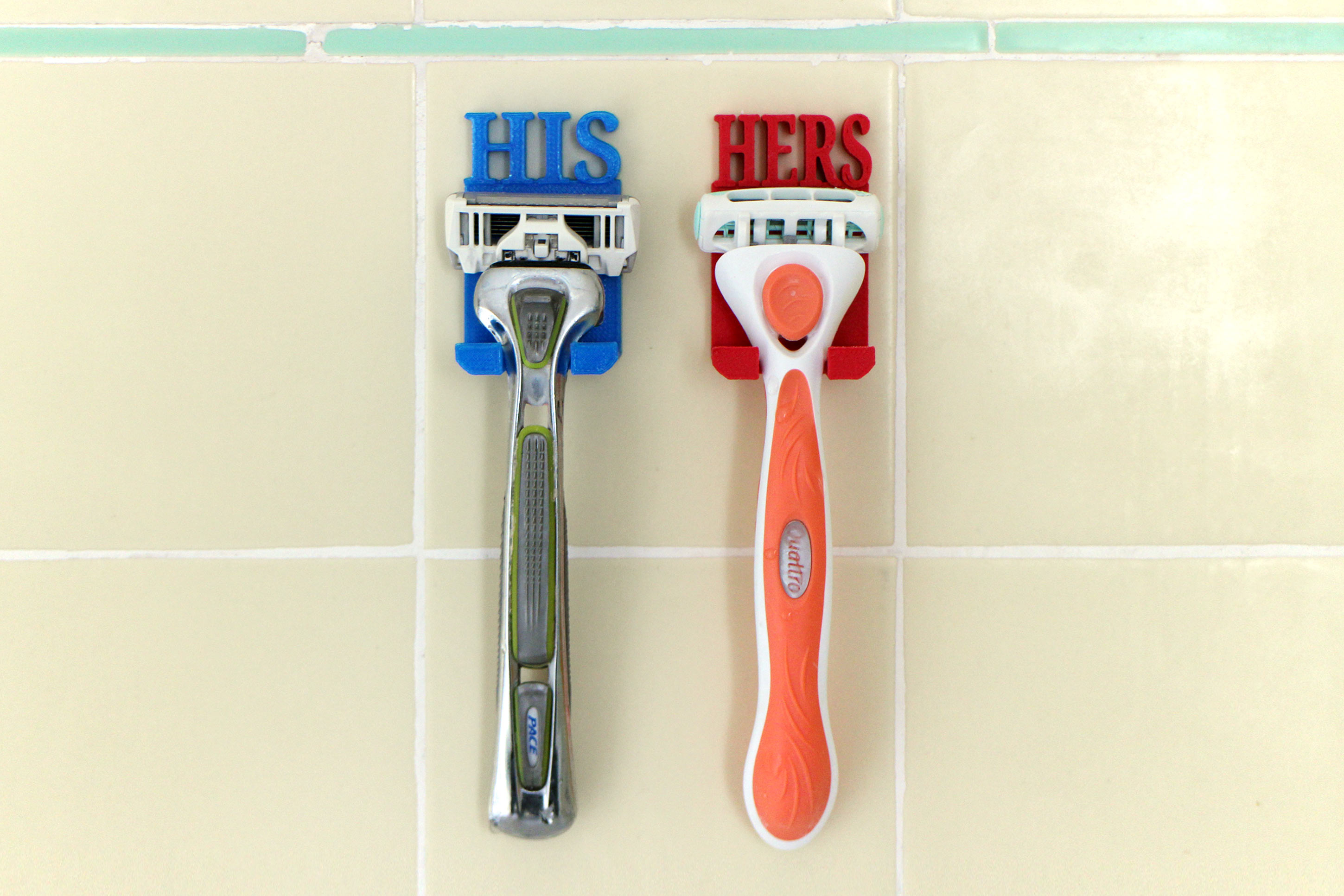 His & Hers Razor Holders : 11 Steps (with Pictures) - Instructables