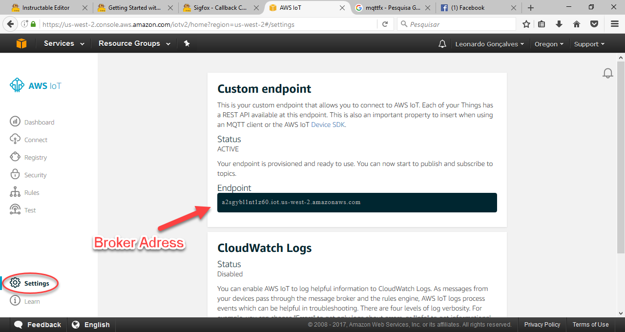 AWS IOT - Set Up MQTT.fx, Sigfox Callback and DragonBoard : 3 Steps - Instructables