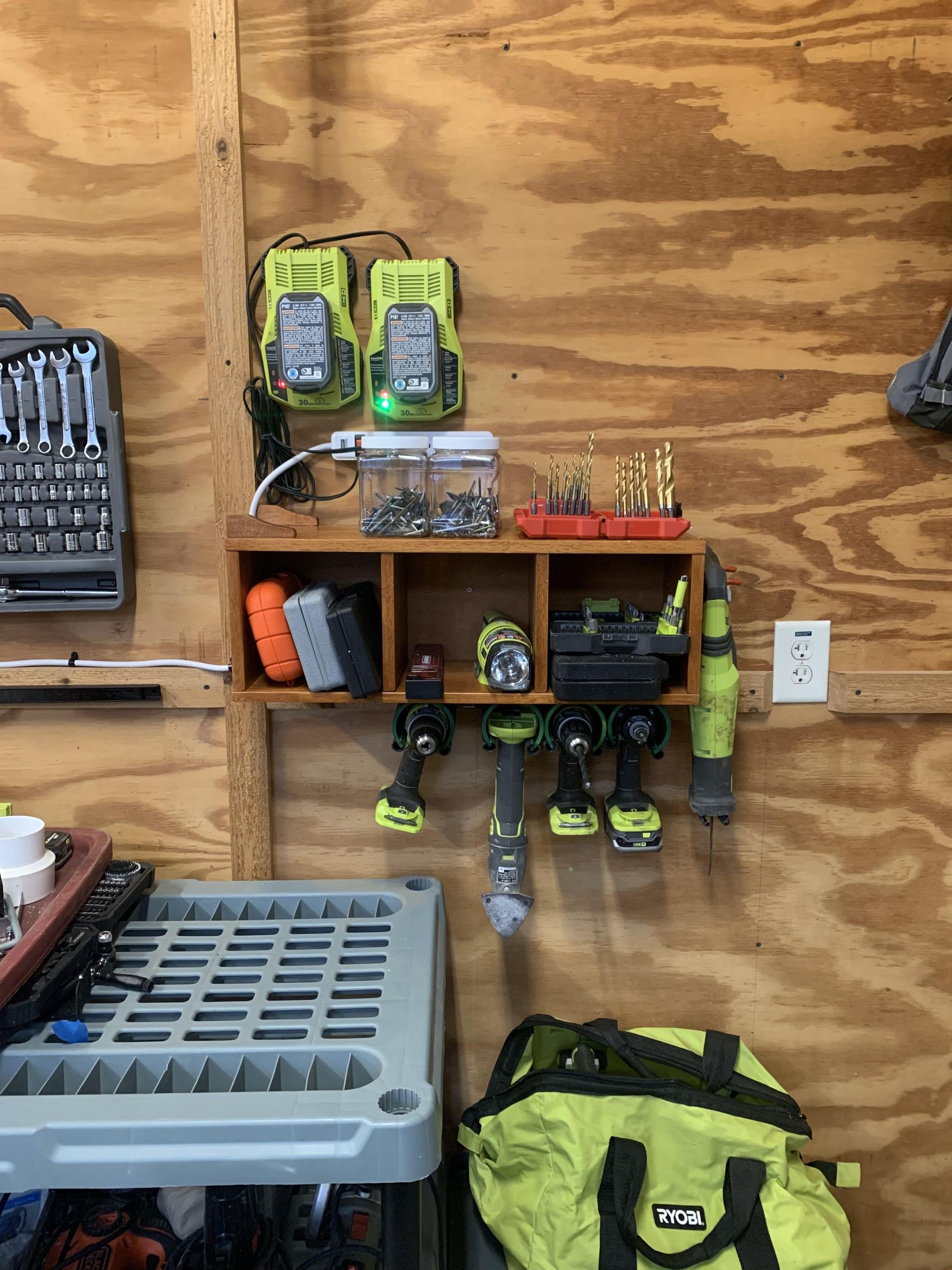 Drill Storage Rack and Charging Station Made From PVC (Cheap/Quick/Easy ...