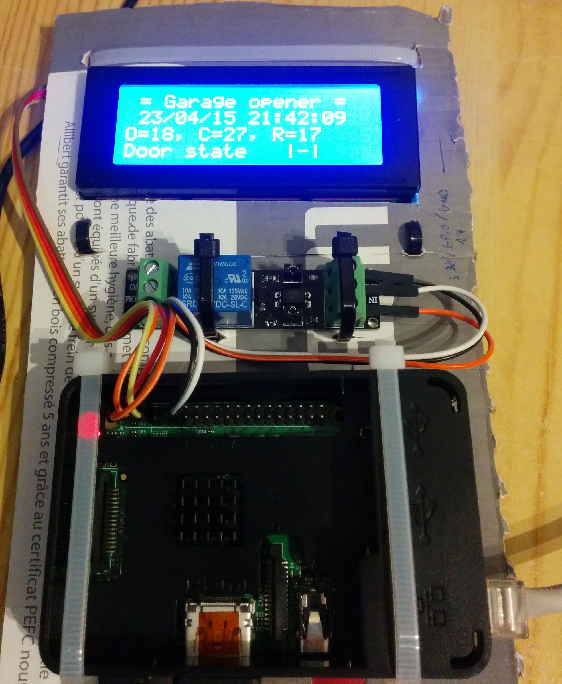 Garage Door Opener Using a Raspberry Pi : 5 Steps (with Pictures ...