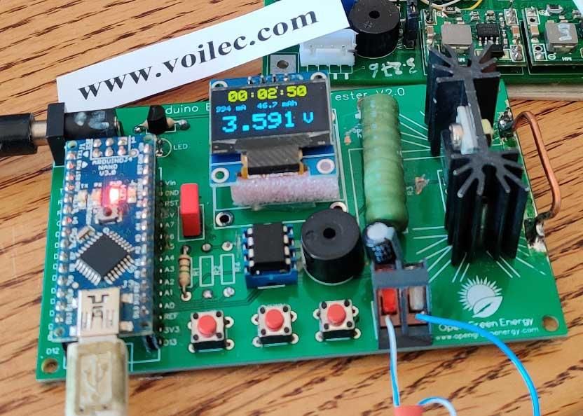 DIY Arduino Battery Capacity Tester - V2.0 : 11 Steps (with Pictures ...