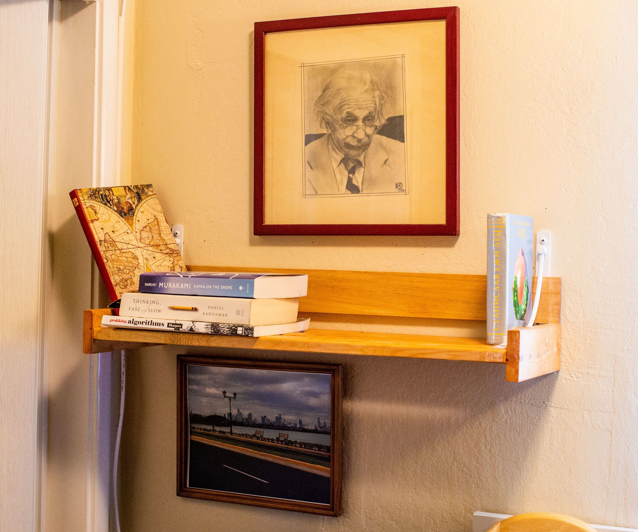 Wall Shelf and Scanner Stand Made From Home Depot Common Boards : 5 ...