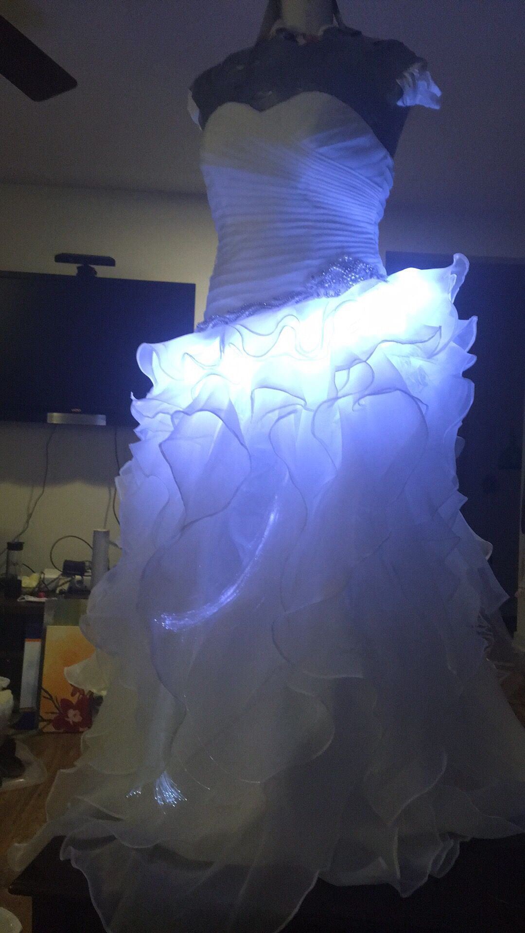 Fiber Optic Wedding Dress : 8 Steps (with Pictures) - Instructables