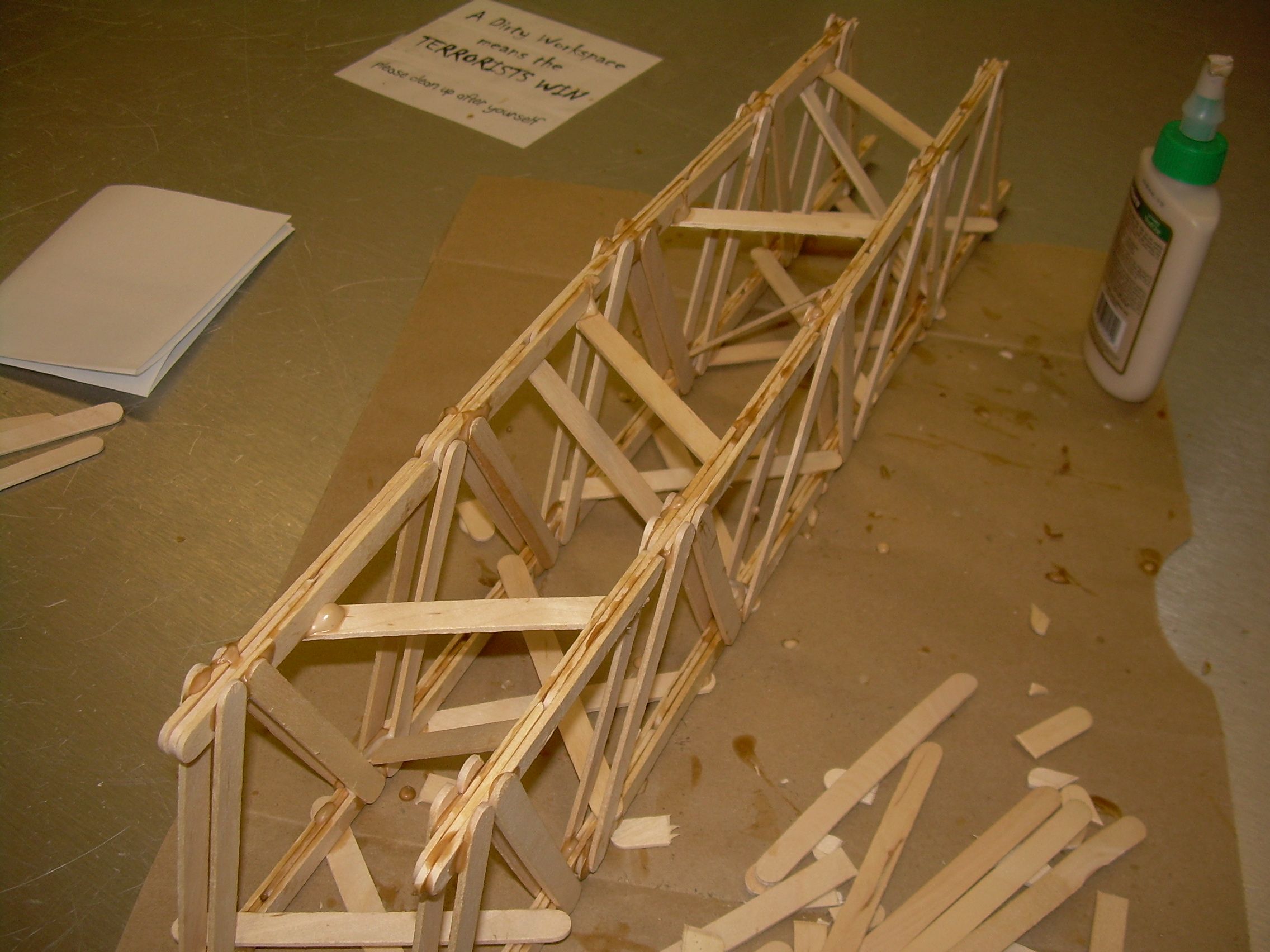 150 Popsicle Stick Bridge