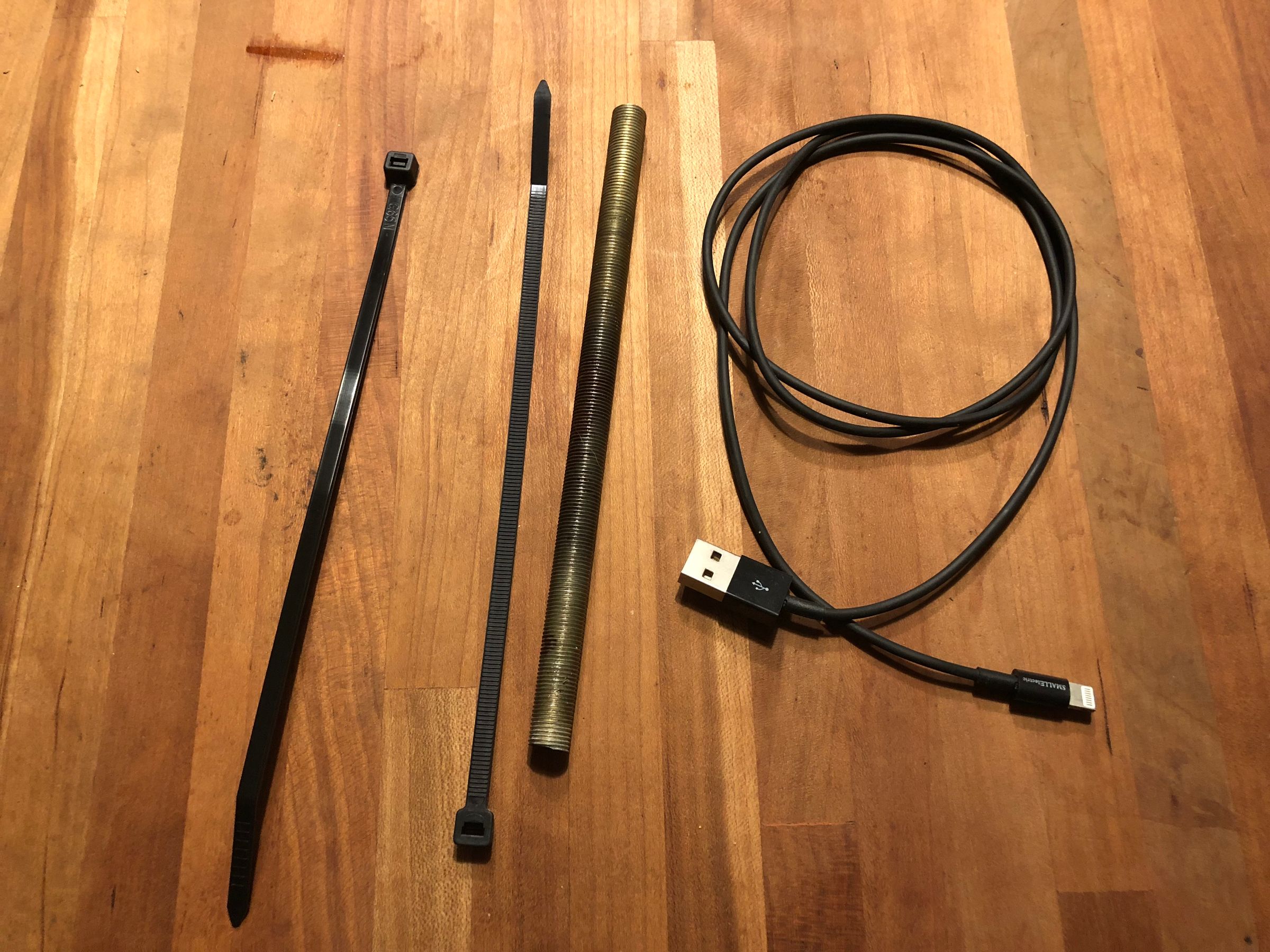 Make Straight Cable Into Coiled / Pigtail Cable : 8 Steps (with ...