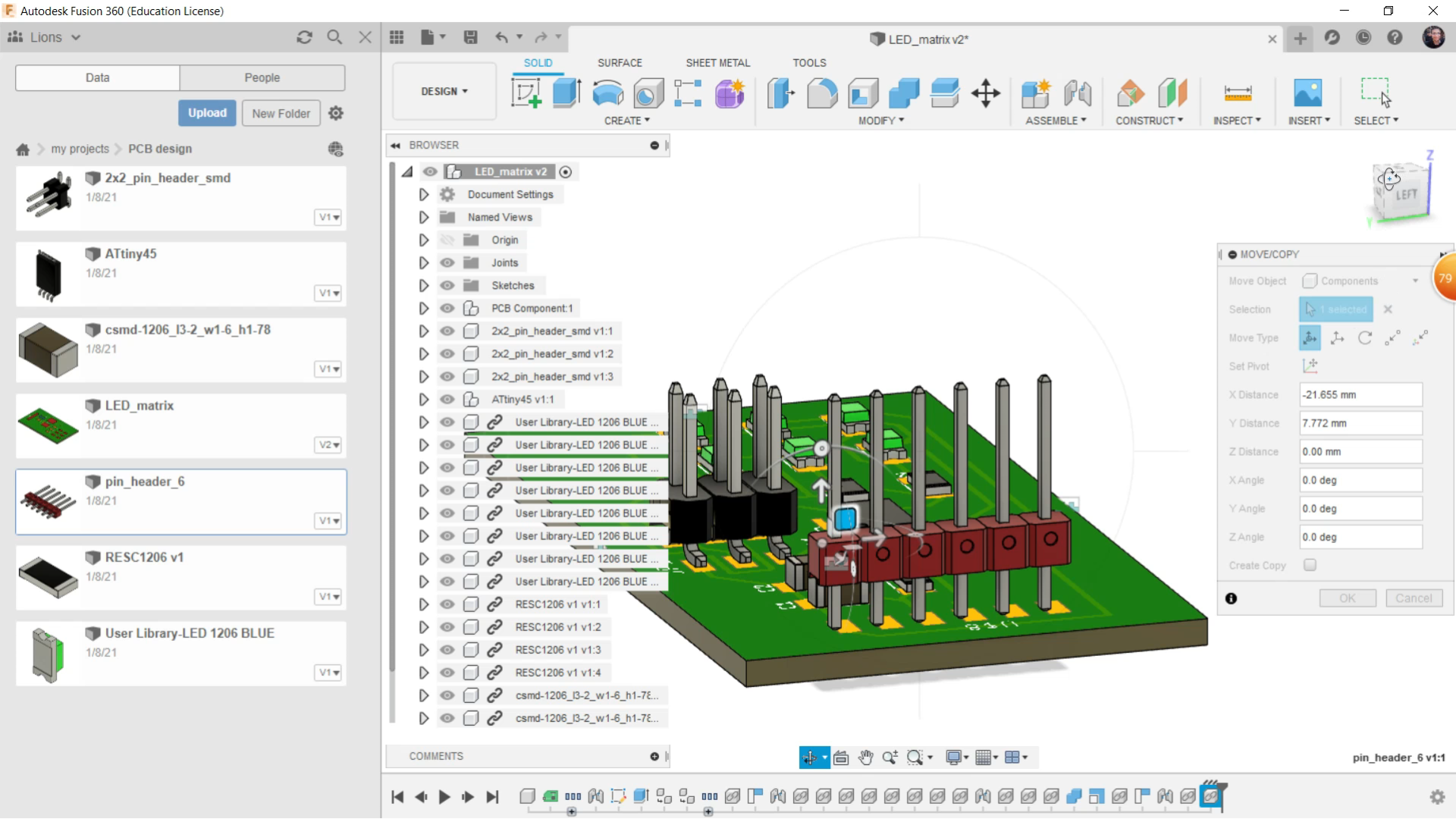LED Matrix PCB (Full Beginner Tutorial) : 10 Steps (with Pictures ...