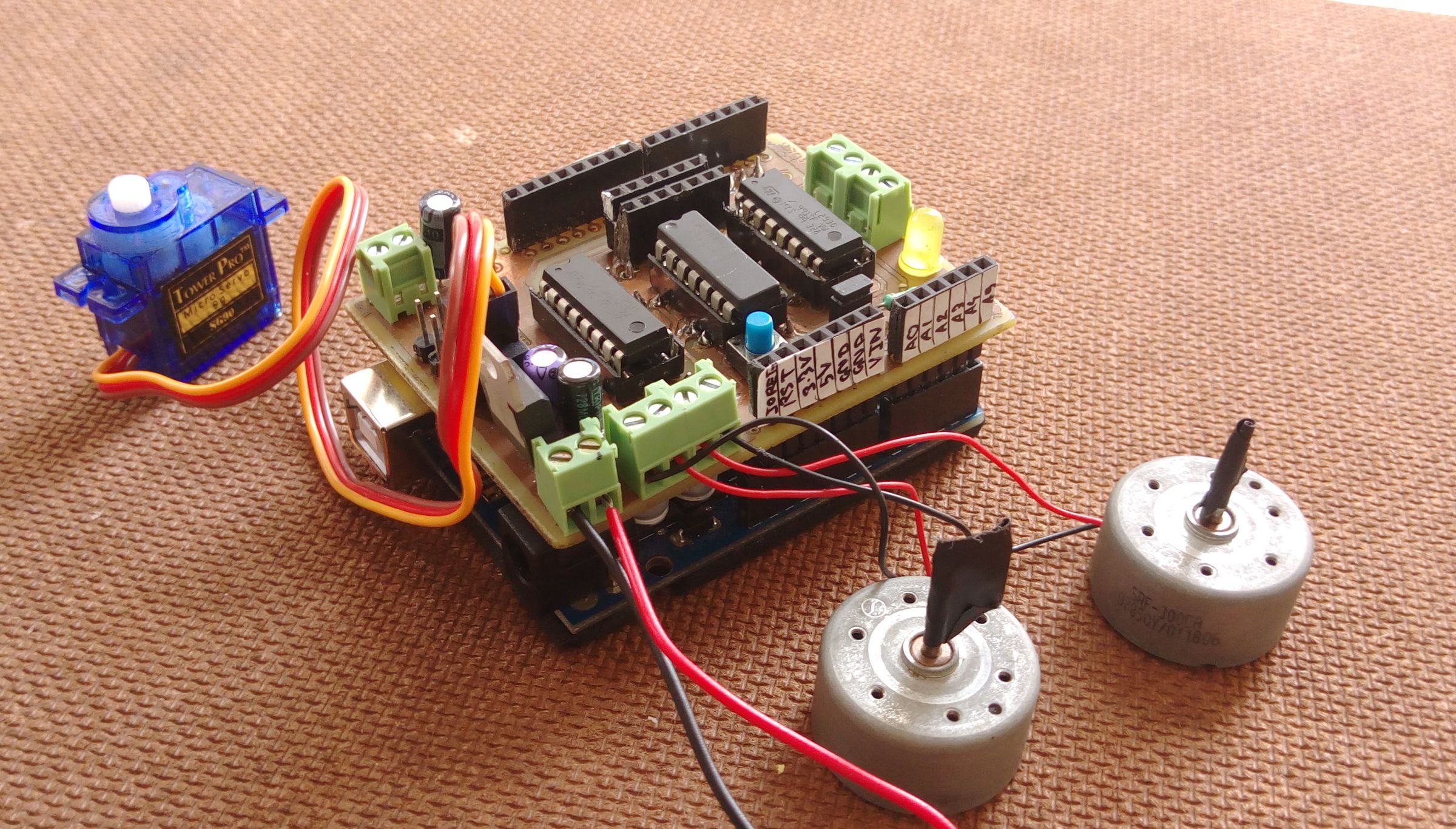 DIY Multi-Purpose Robot Base and Motor Shield : 21 Steps (with Pictures ...