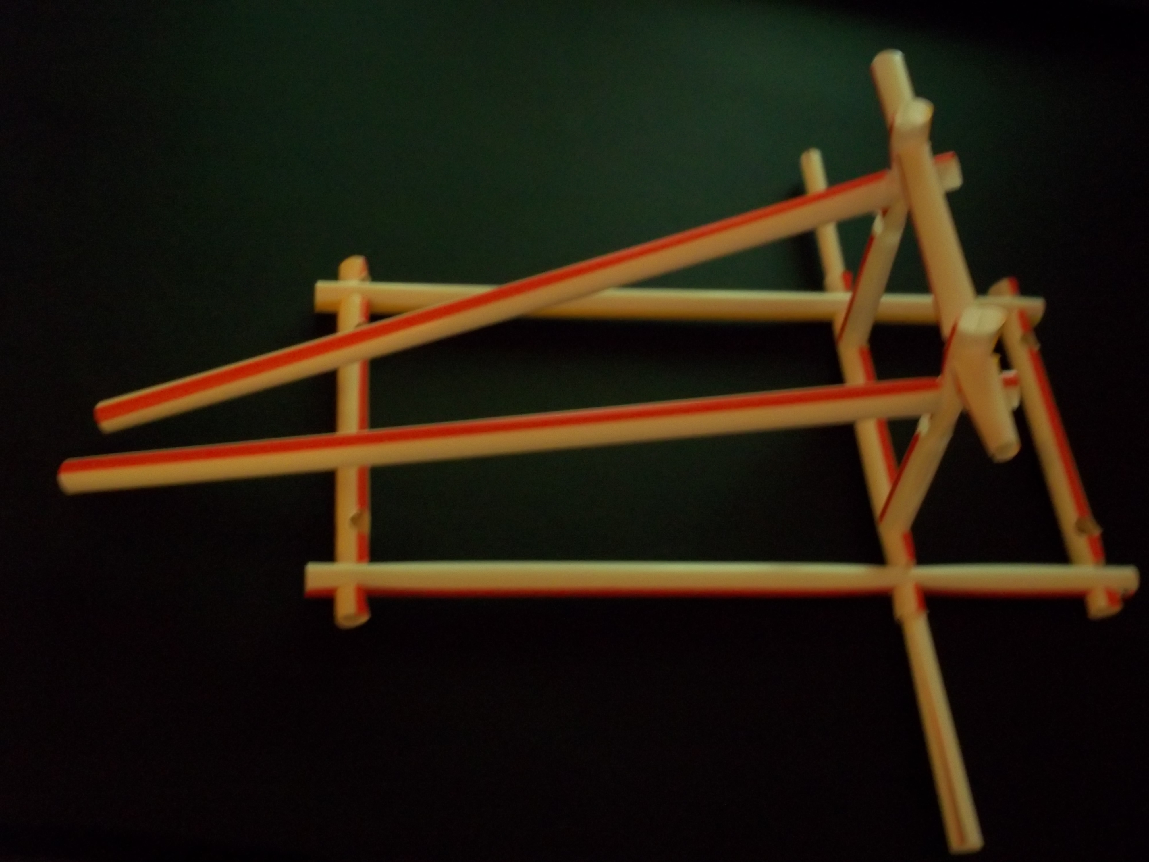 Trebuchet Catapult Using Only Fast Food Straws - Straw Builder Project ...
