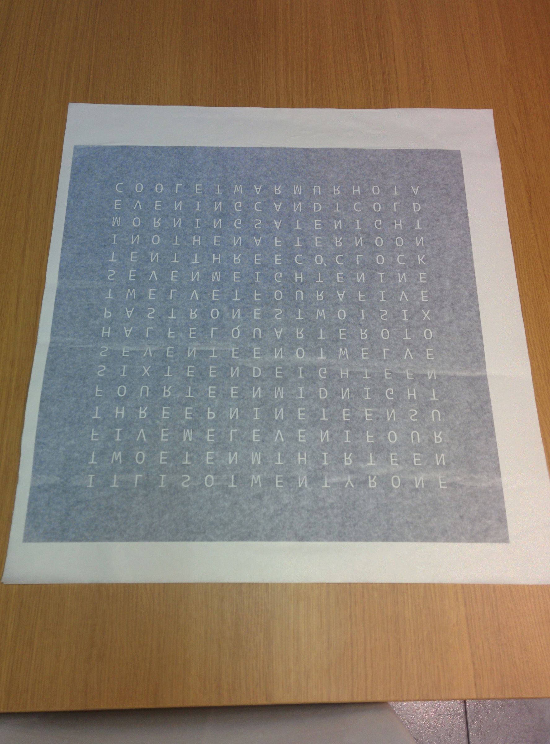 Wordclock : 15 Steps (with Pictures) - Instructables