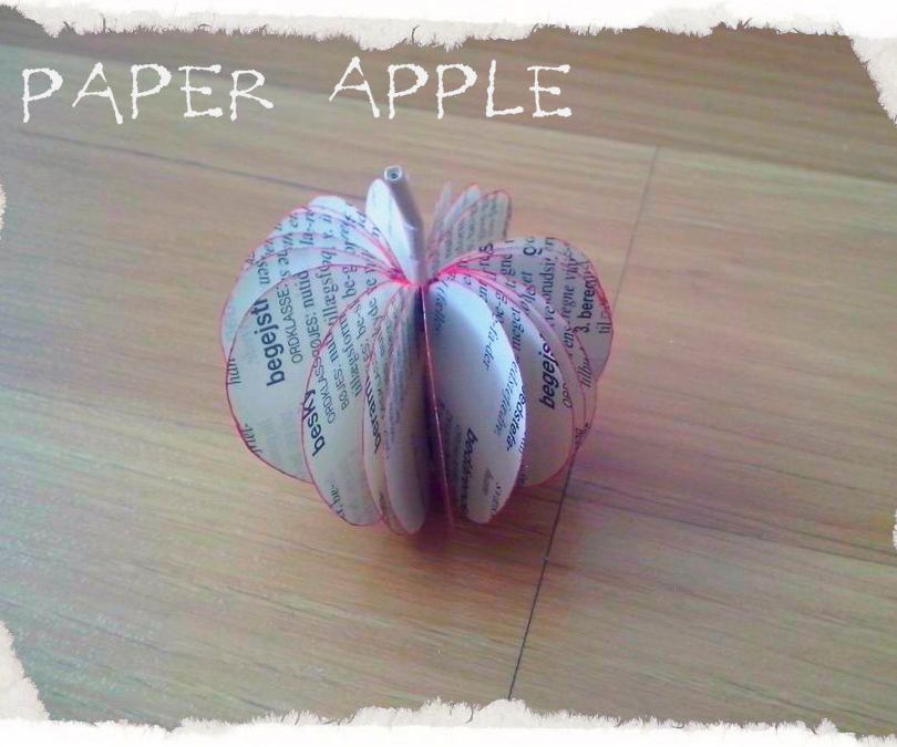 Paper Apple : 15 Steps - Instructables
