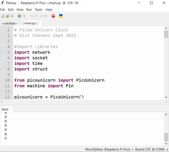 Pico Unicorn Mini Desk Clock : 5 Steps - Instructables