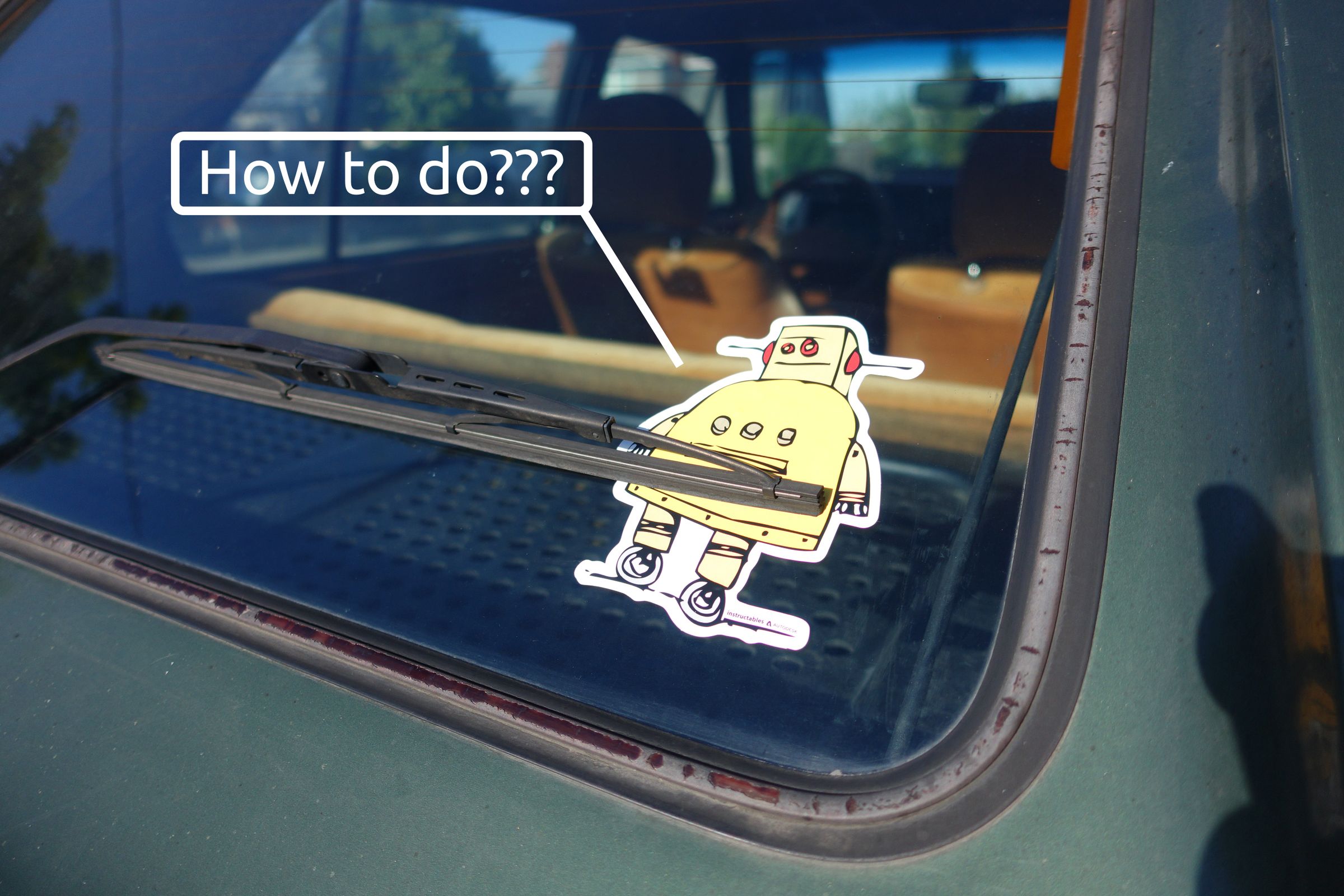 How to Apply a Bumper Sticker : 5 Steps - Instructables