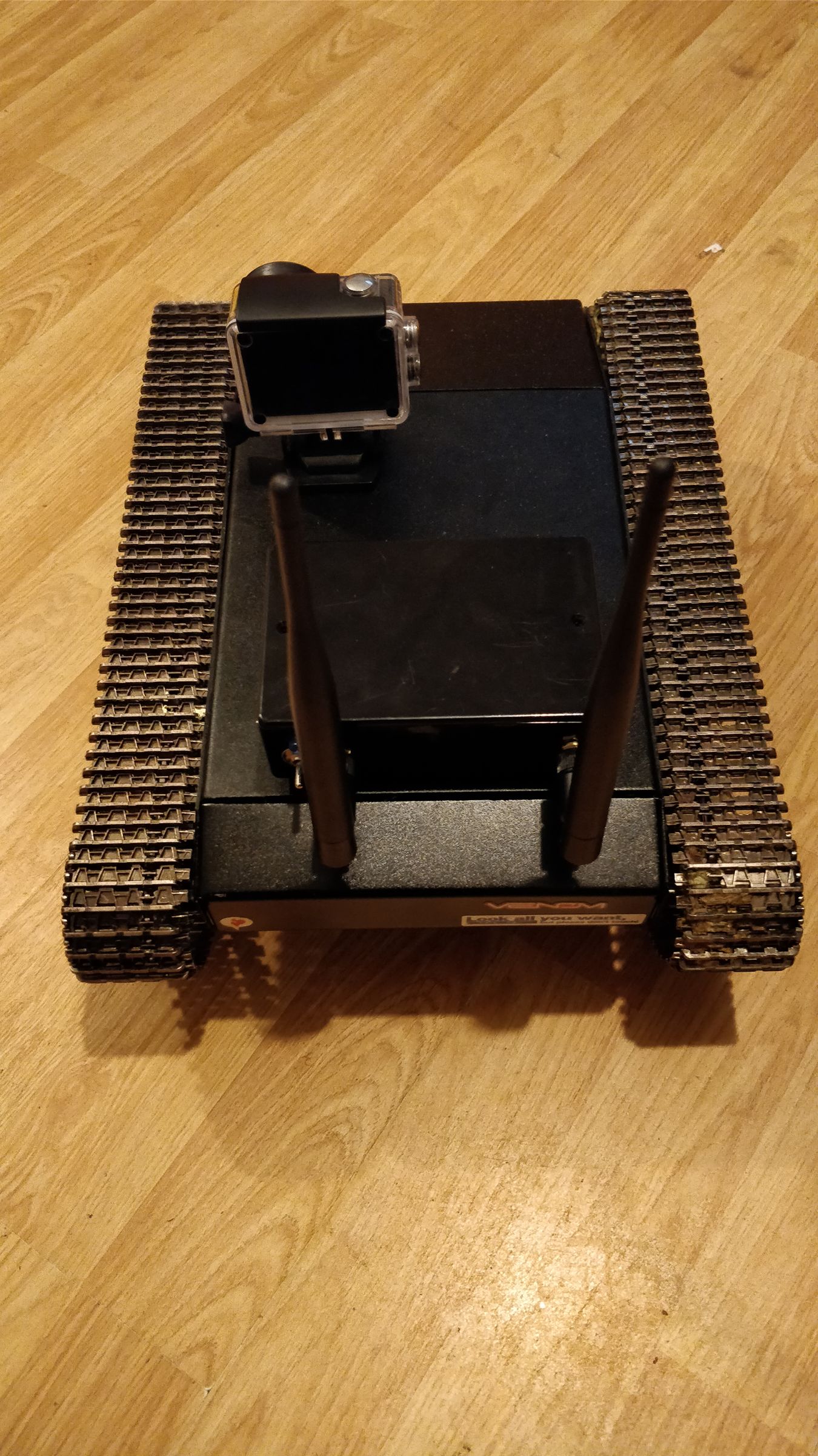 Rugged Remote Tracked Chassis Surveillance Bot : 7 Steps (with Pictures ...
