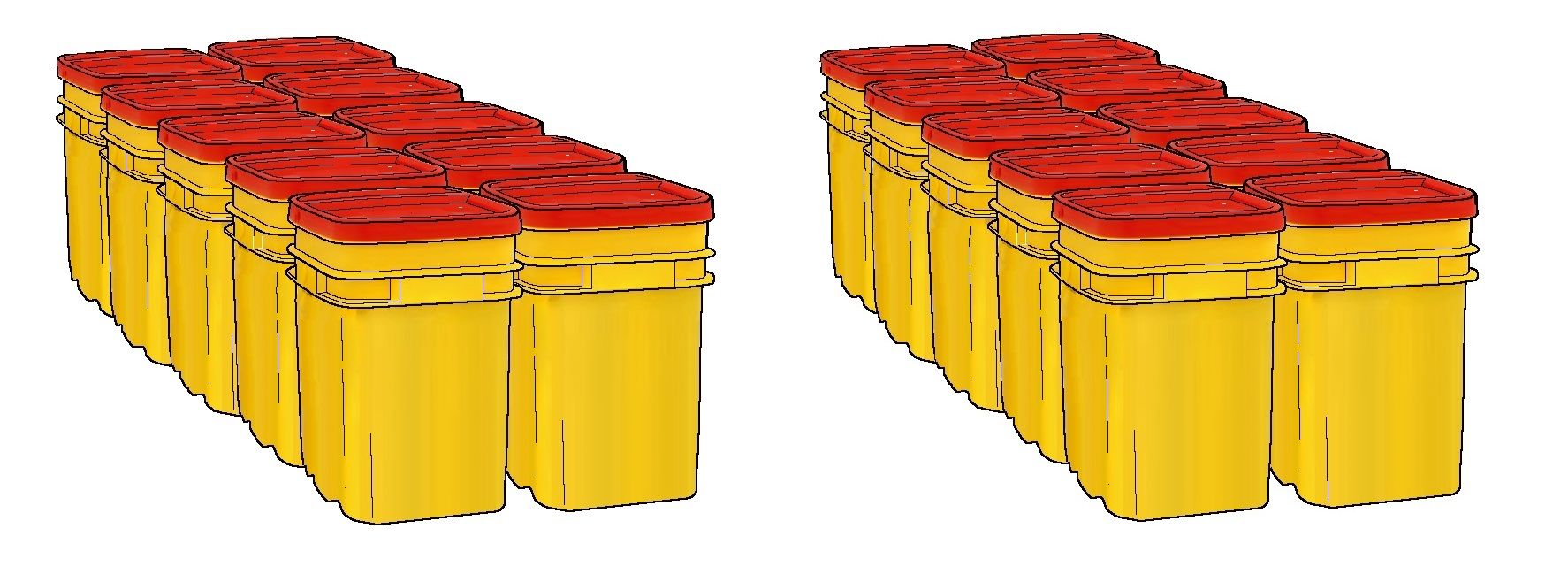 CONCEPT: Raft From Kitty-Litter Buckets : 3 Steps - Instructables
