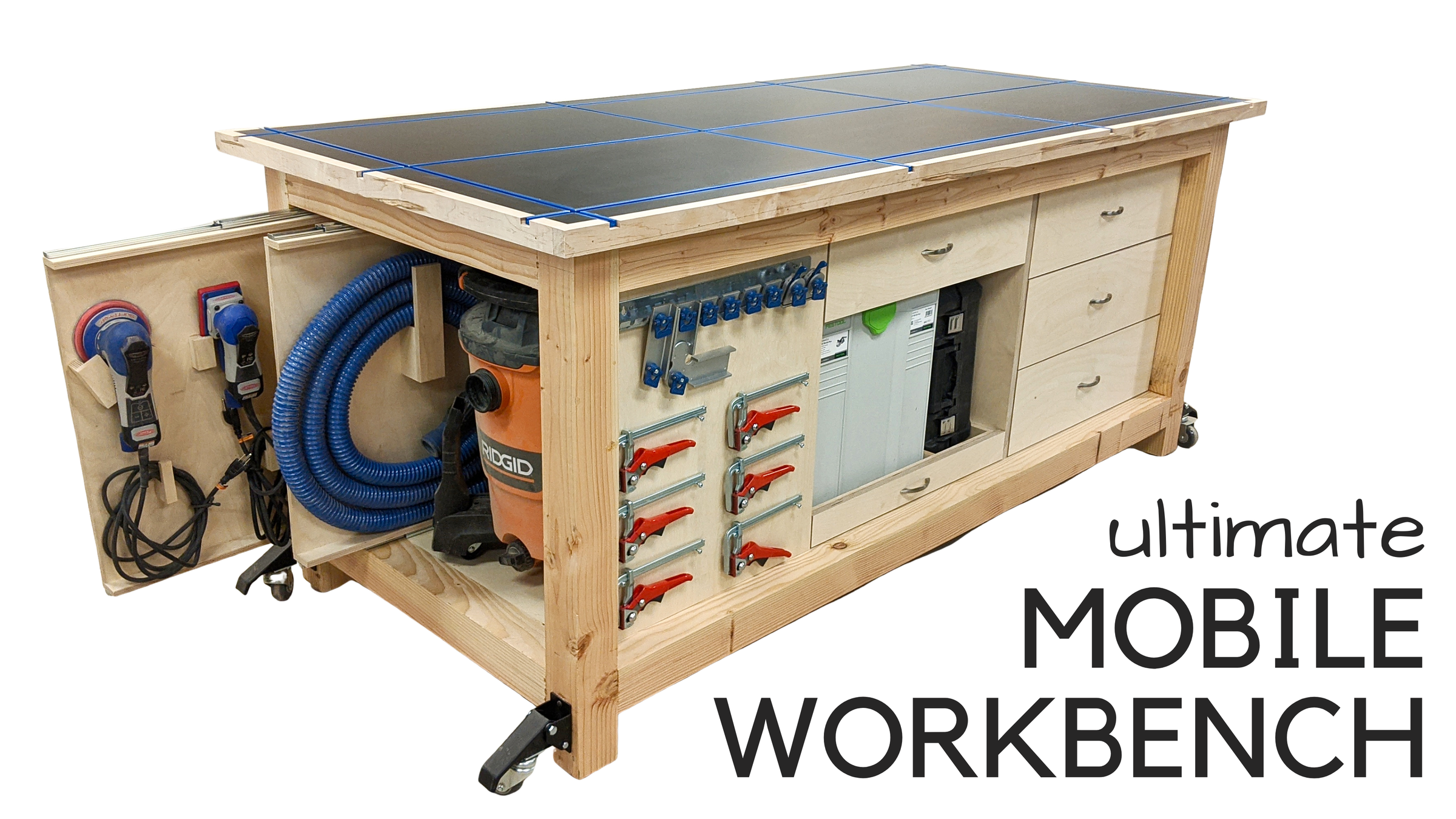 Ultimate Mobile T-Track Workbench + Customizable Storage : 9 Steps ...