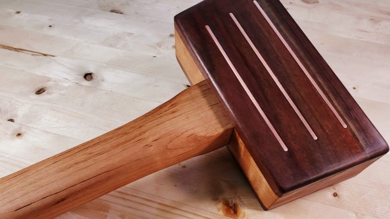 Wooden Mallet With Brass Inlay : 13 Steps (with Pictures) - Instructables