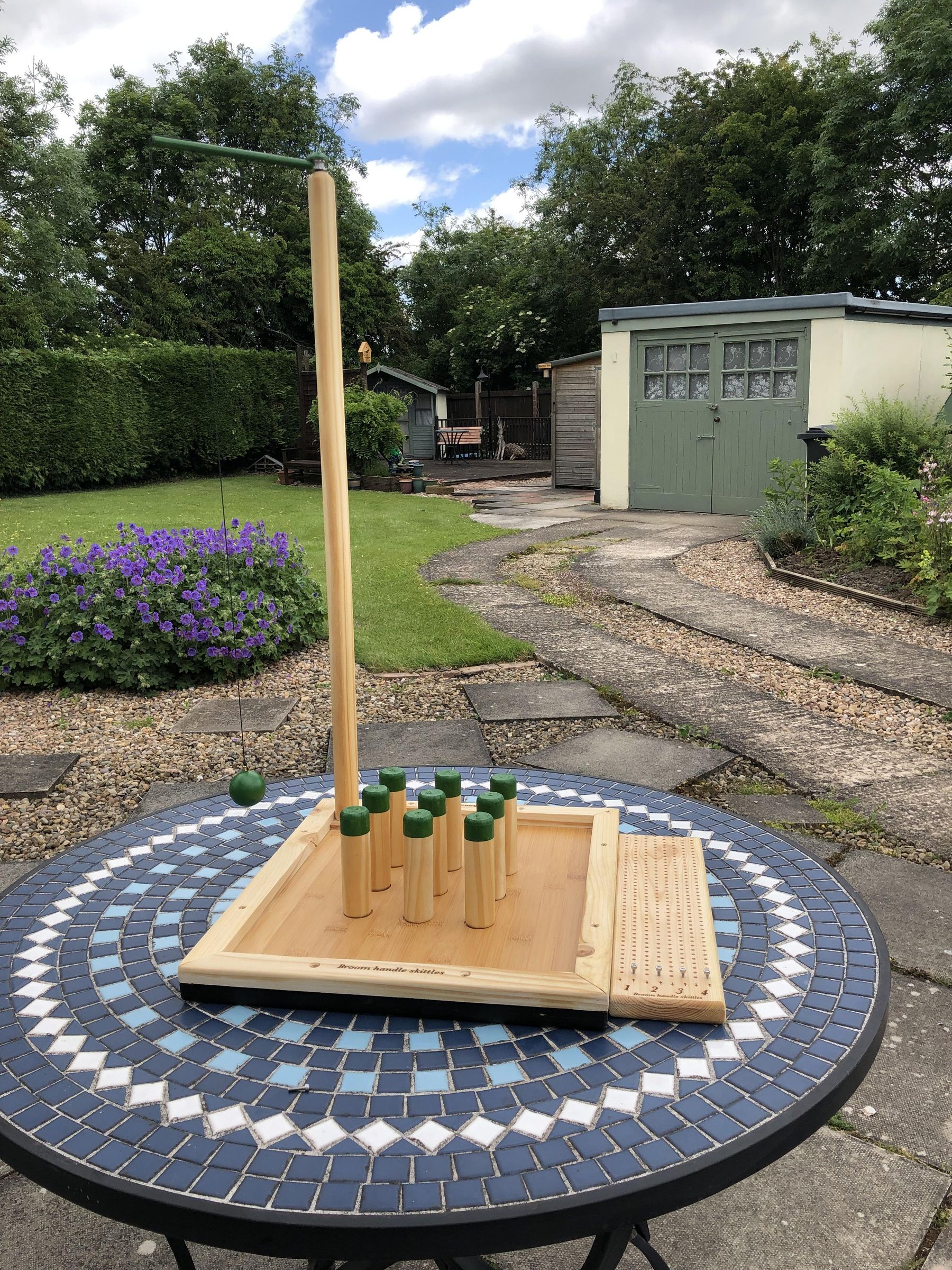 Broom Shaft Bar Skittles for the Garden : 5 Steps (with Pictures ...