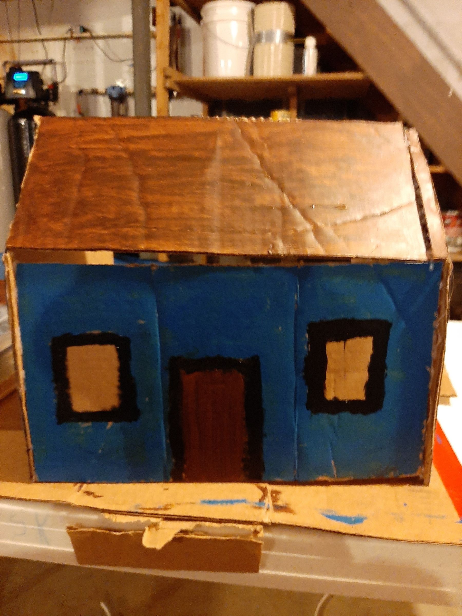 Hot Glue Cardboard House : 5 Steps - Instructables