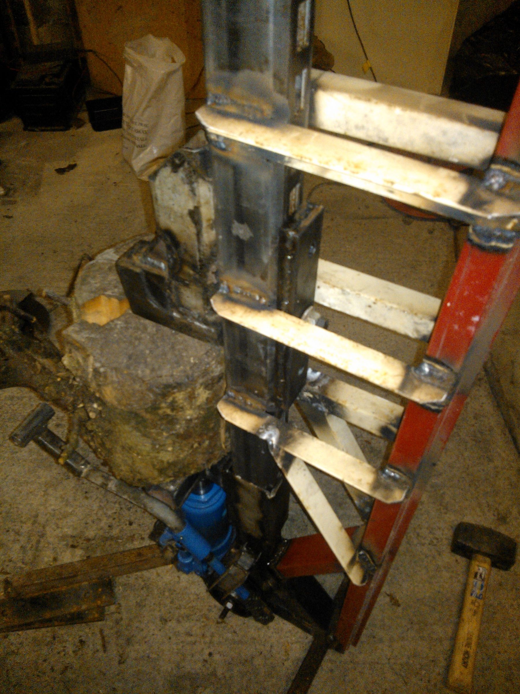 Foot Operated Log Splitter : 8 Steps (with Pictures) - Instructables