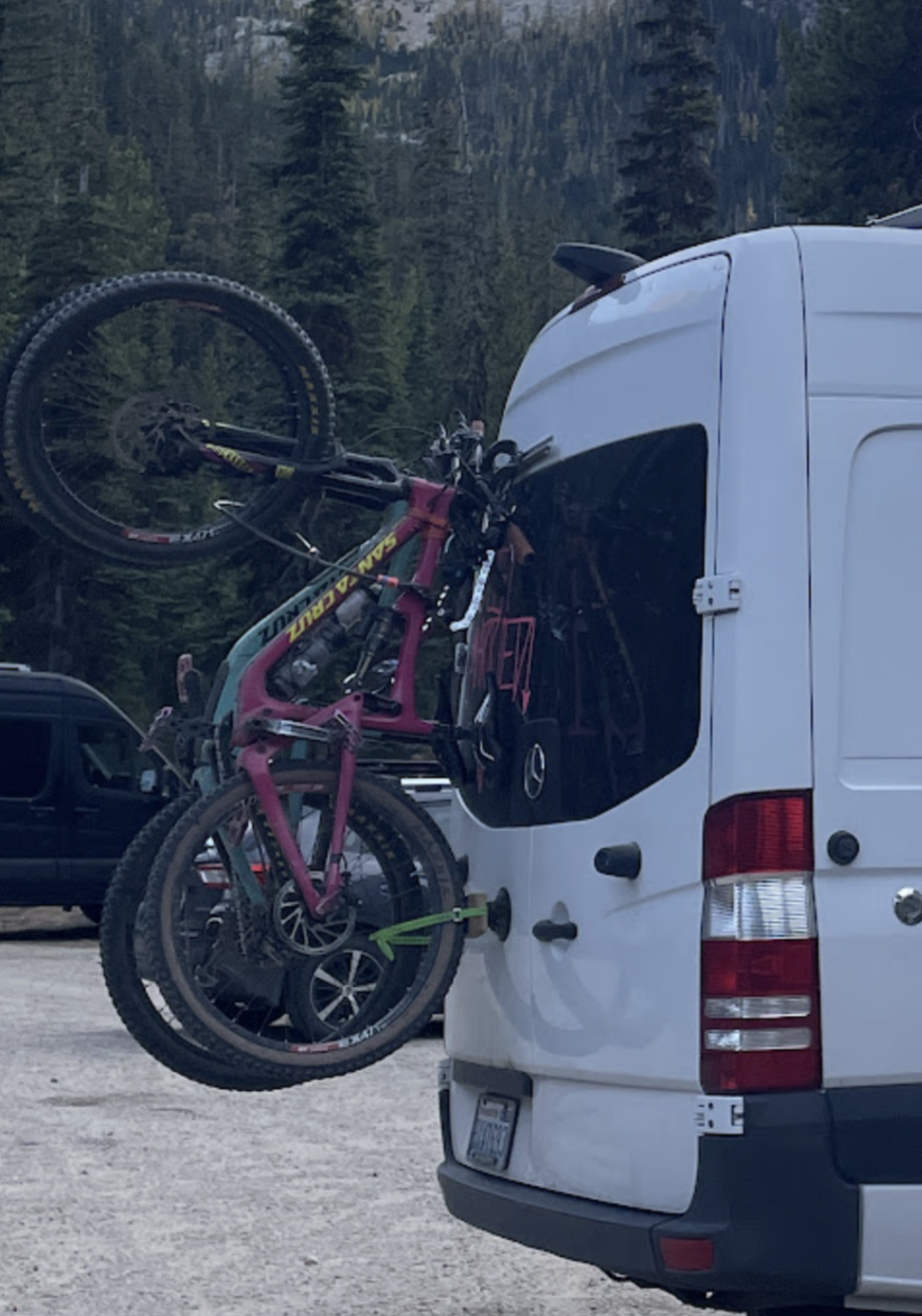 Mimimalist Van Bike Rack Rear Door Mount : 5 Steps (with Pictures ...