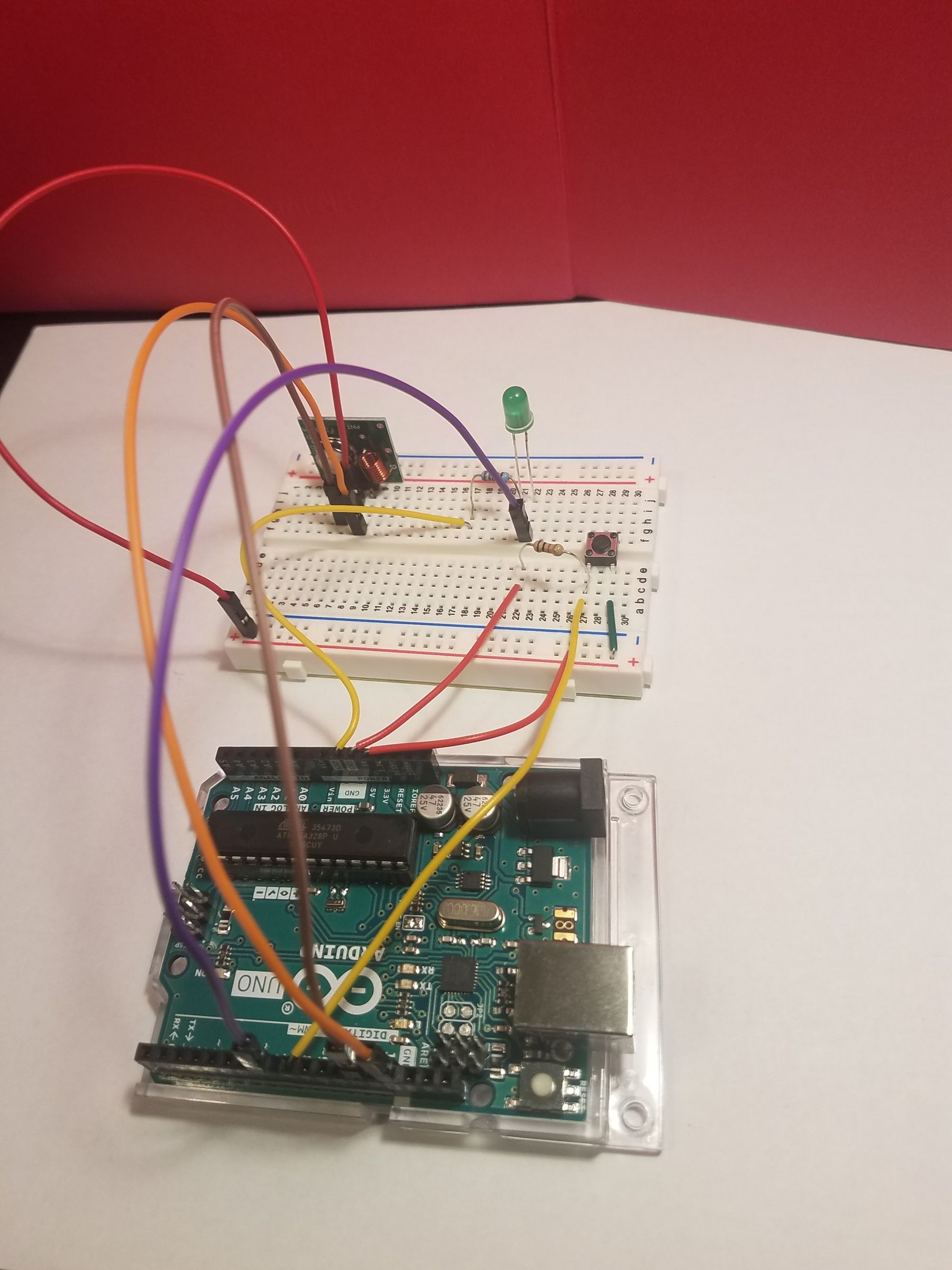 Personal One Way Radio Using Arduino Transmitter and Receiver Modules ...