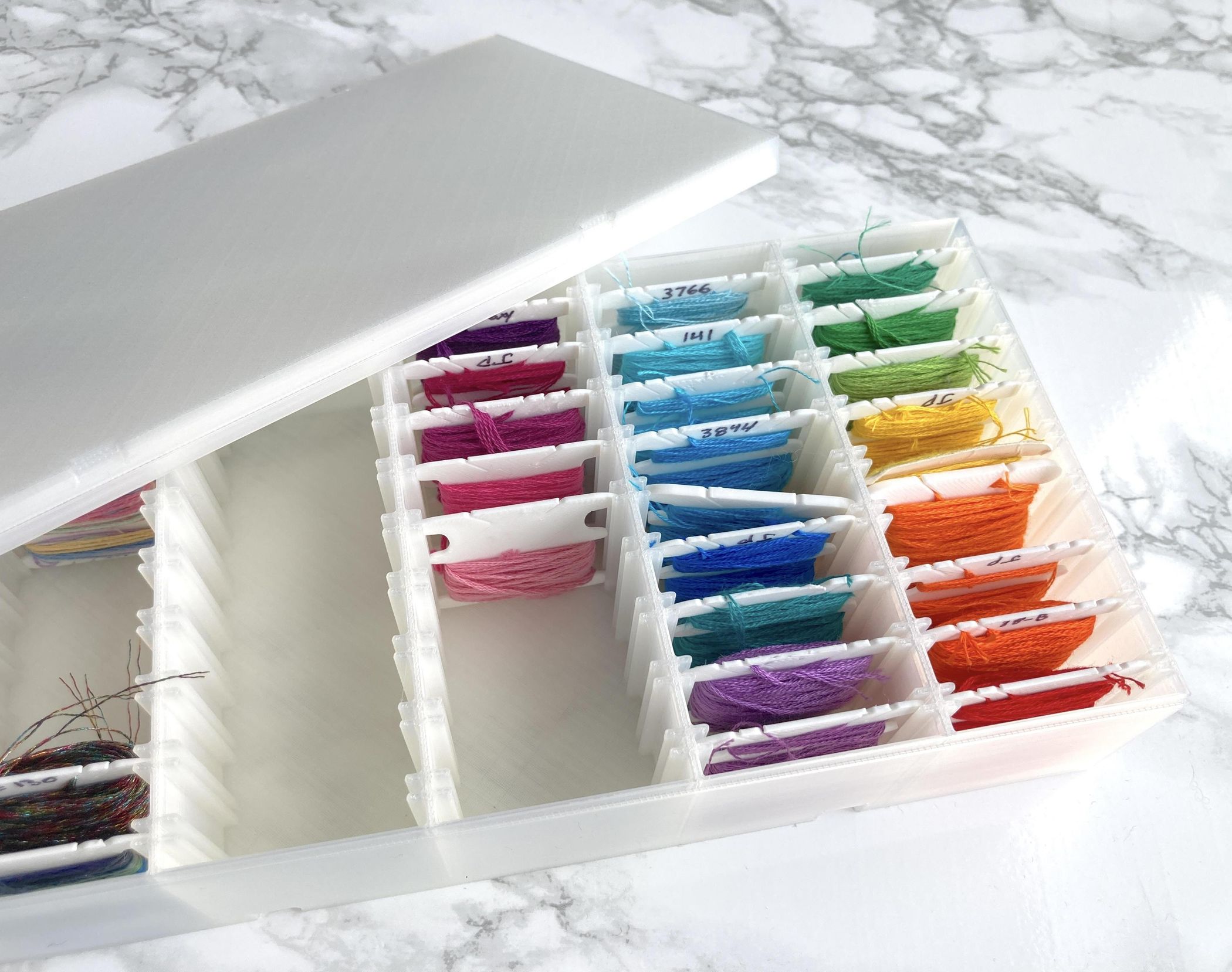 Embroidery Floss Bobbin and Organizer : 5 Steps (with Pictures ...