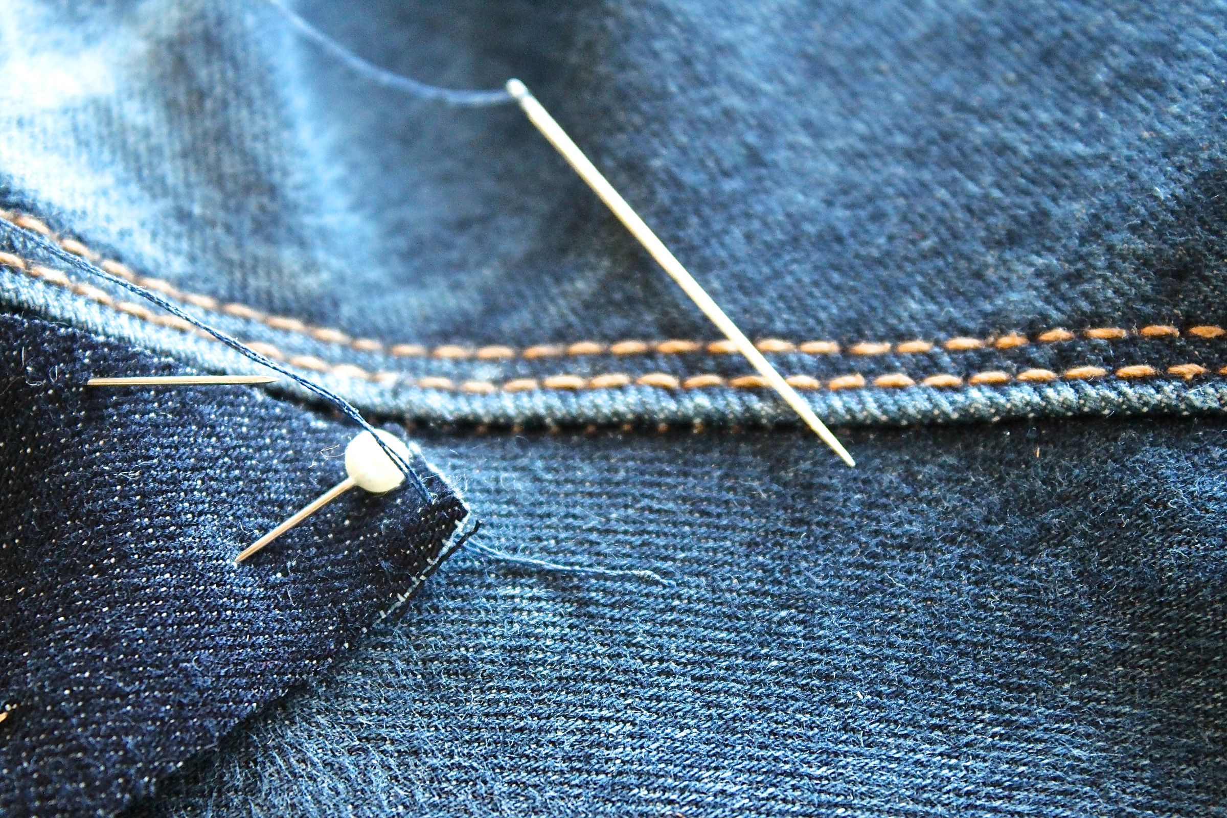 How to Patch Stretchy Jeans : 5 Steps (with Pictures) - Instructables