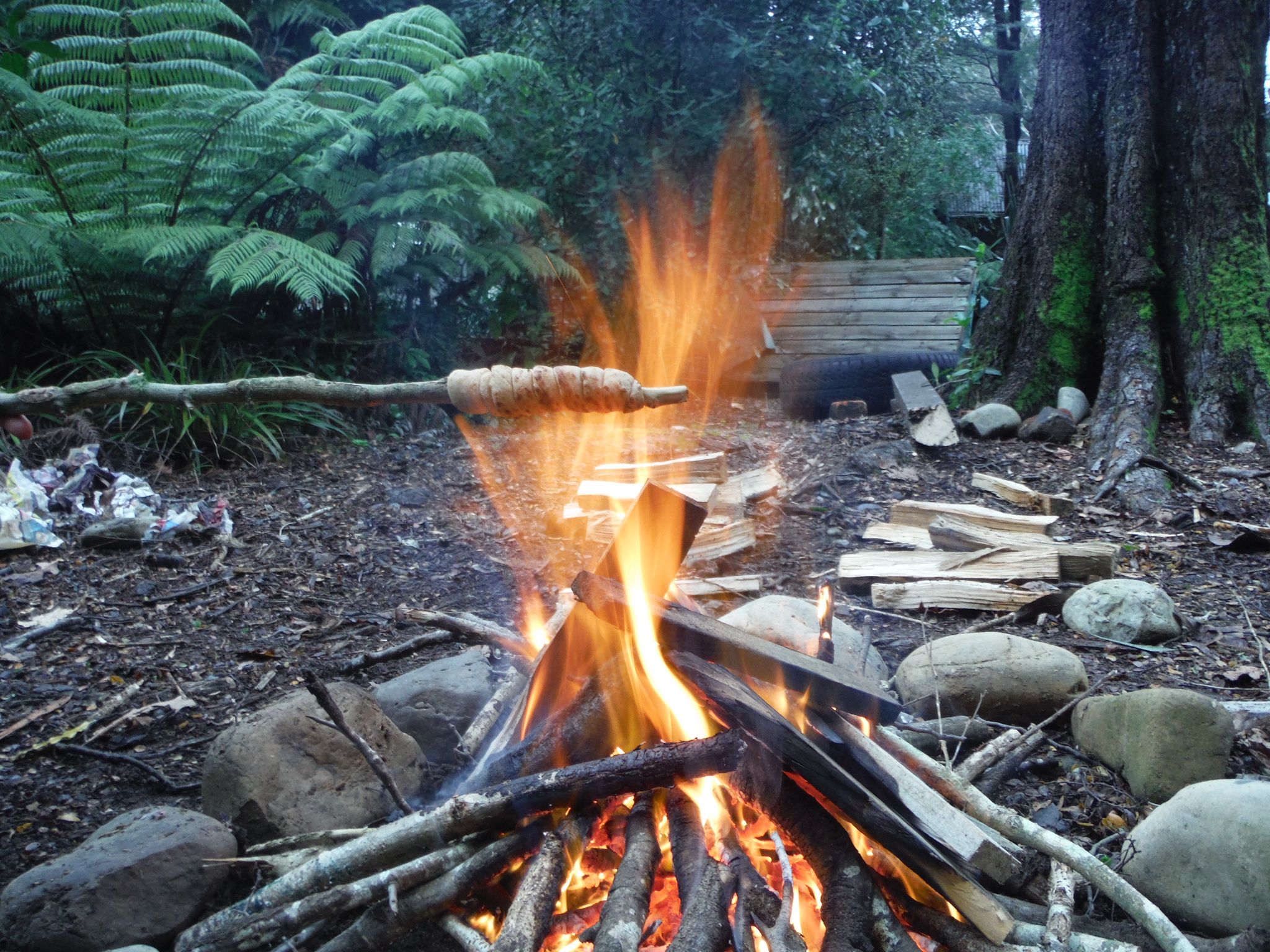 Delicious Campfire-Cooked Damper Bread! : 11 Steps (with Pictures ...