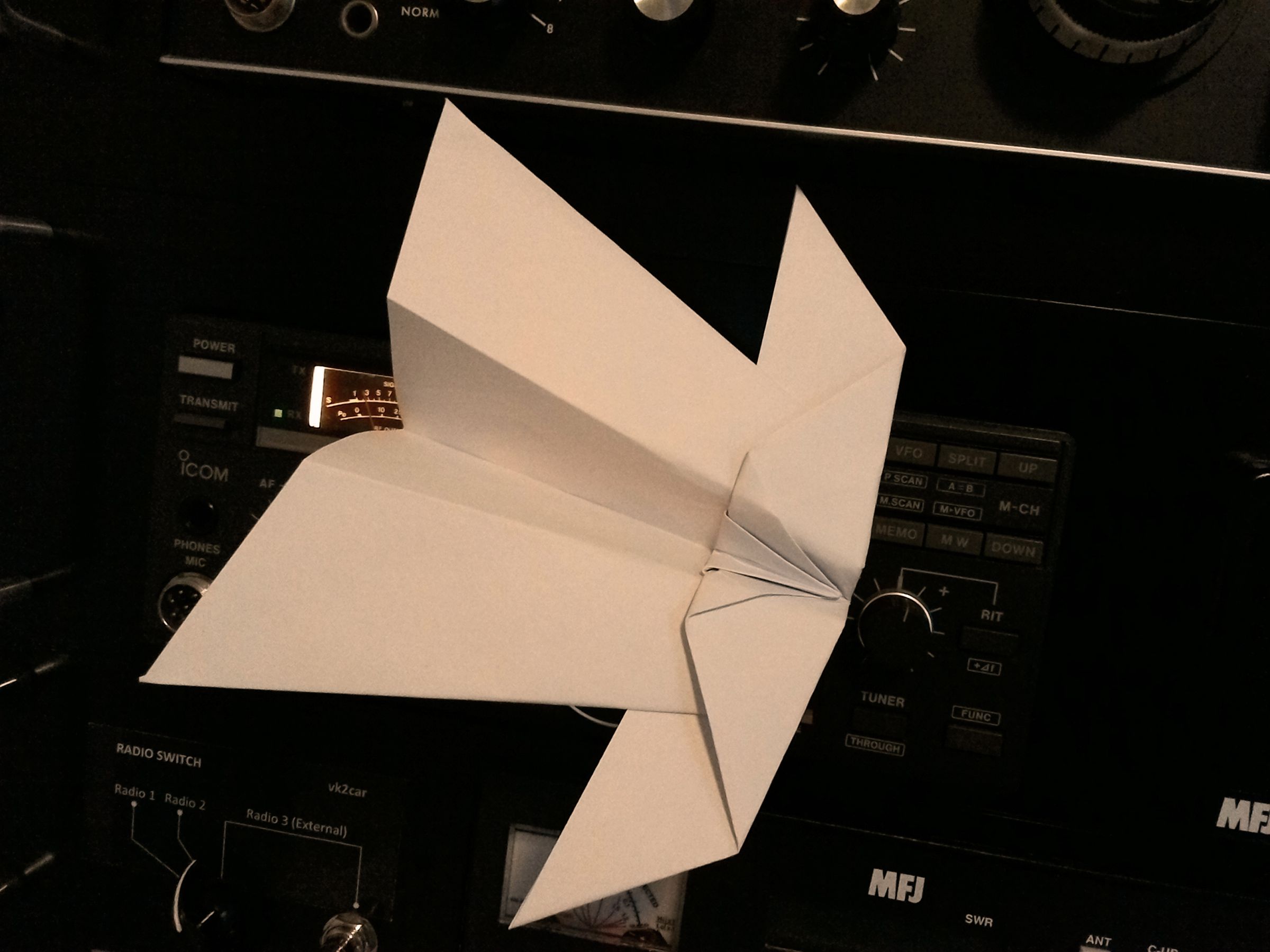 How to Fold the Original Ninja Looping Paper Airplane : 3 Steps ...