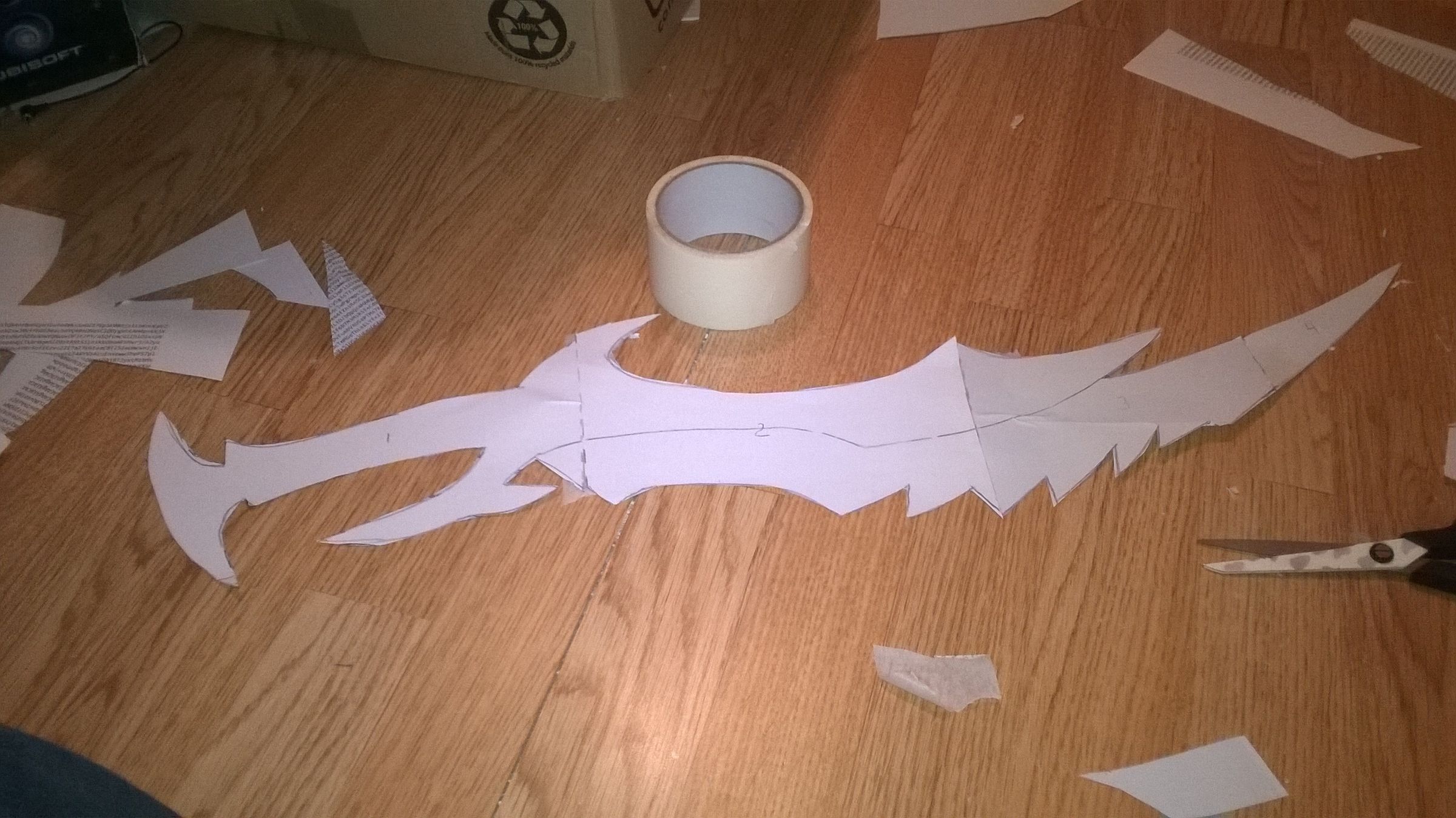 Foam Skyrim Daedric Sword : 3 Steps - Instructables