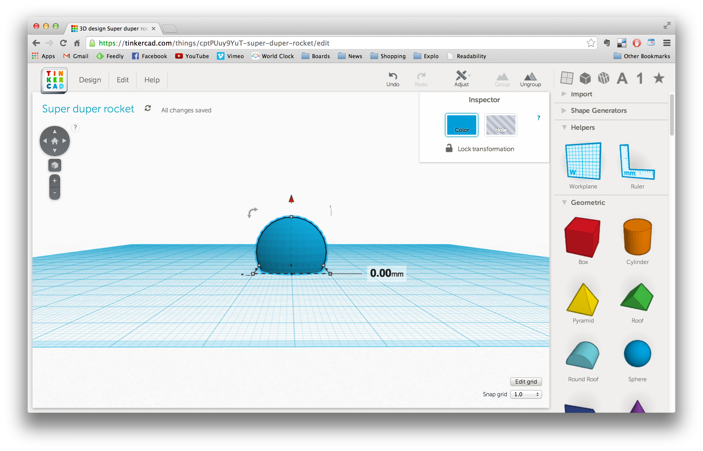 Beyond the Blocks: Super Duper Rocket With Tinkercad : 7 Steps ...
