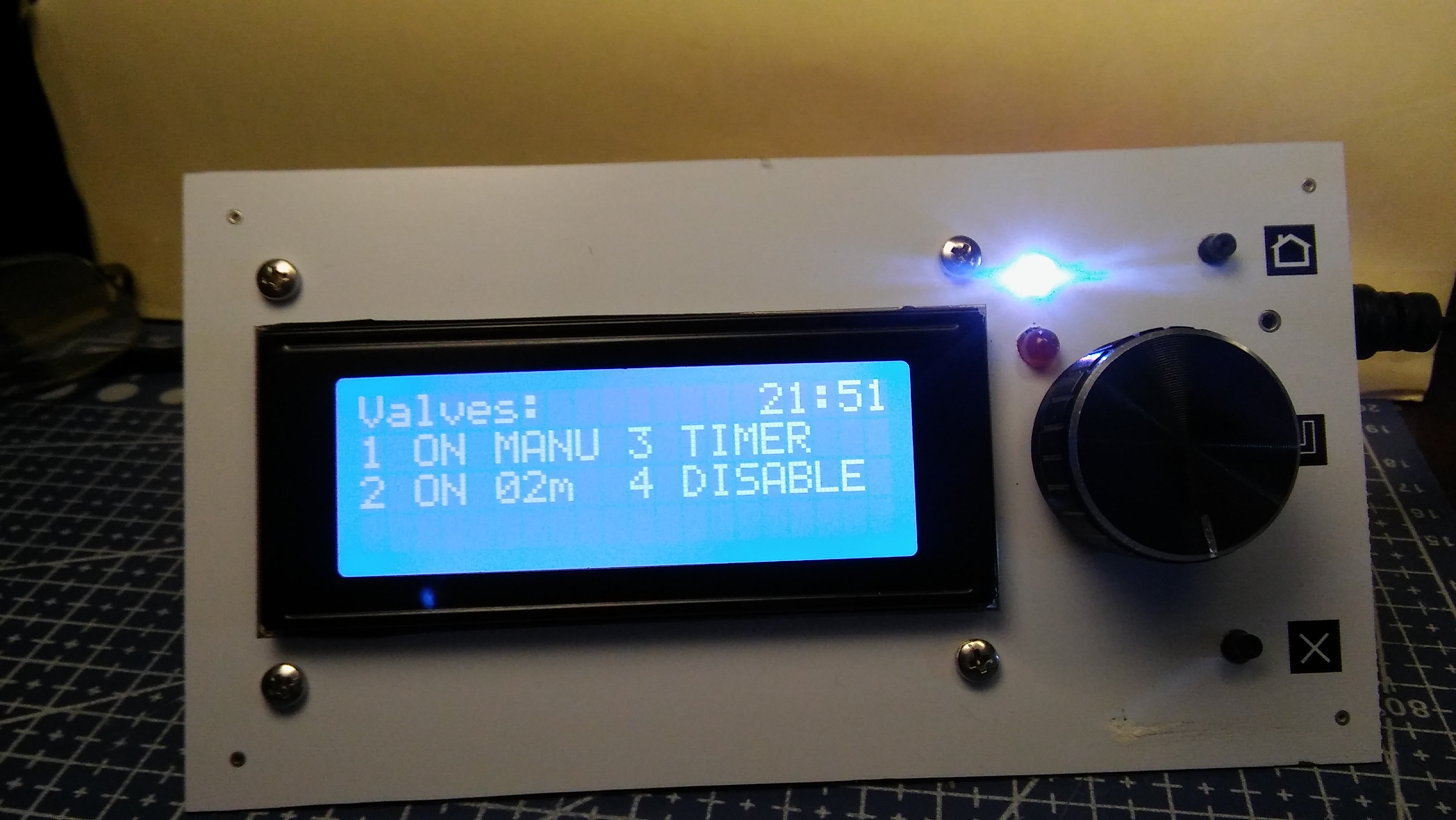 Irrigation Timer, 4 Zone, With Inviot U1, Arduino Compatible : 4 Steps ...